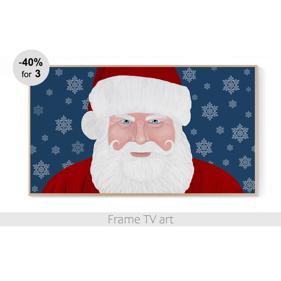 Samsung Frame TV Art Christmas, Frame TV art Santa Claus, Fr | Inspire ...
