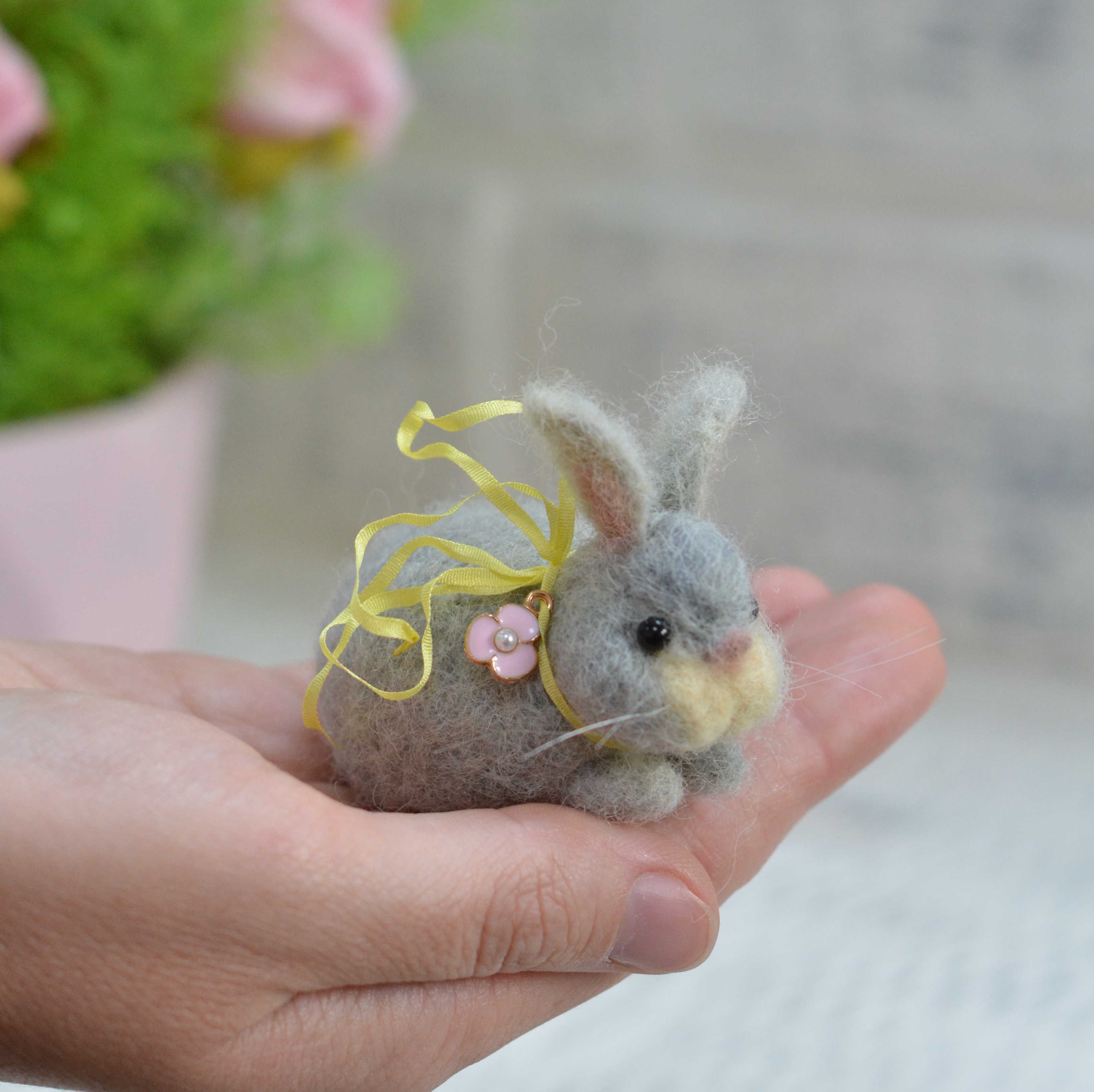 Rabbit figure. Realistic rabbit. Felted rabbit. Handmade rab - Inspire ...