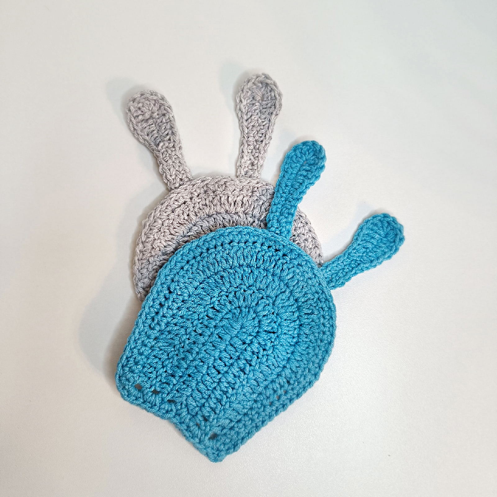 Funny Bunny coasters crochet pattern pdf - Inspire Uplift