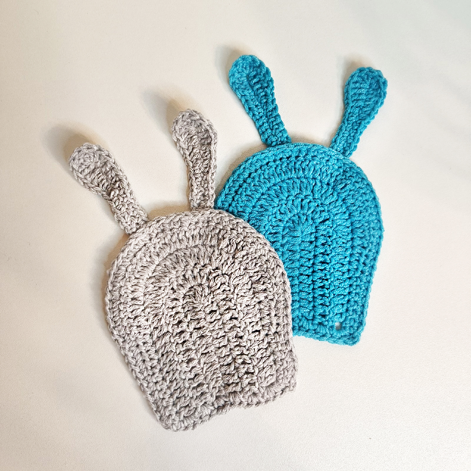 Funny Bunny coasters crochet pattern pdf - Inspire Uplift