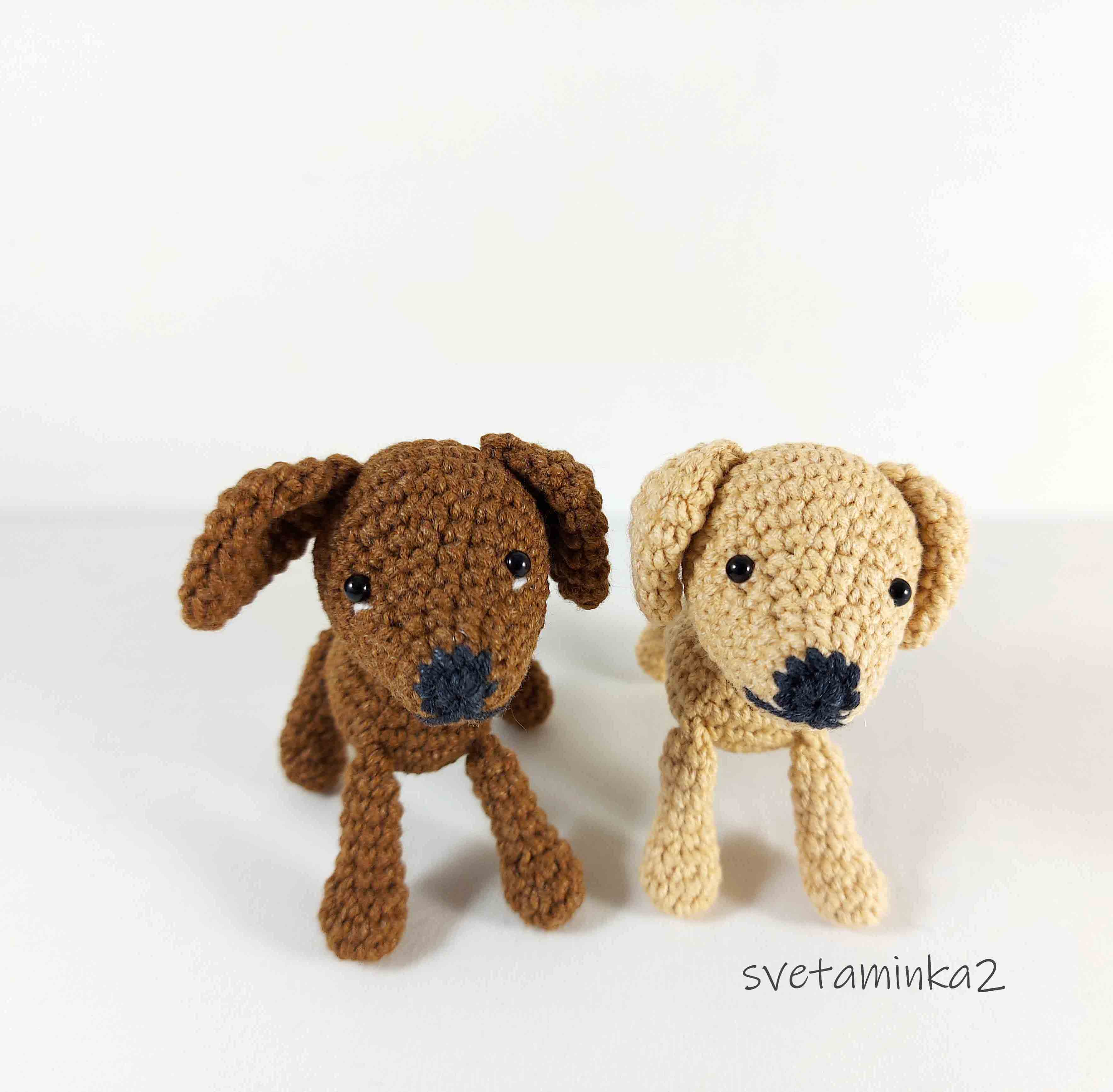 Mini Dog Crochet Pattern for Barbie Doll Amigurumi Dog Patte - Inspire ...