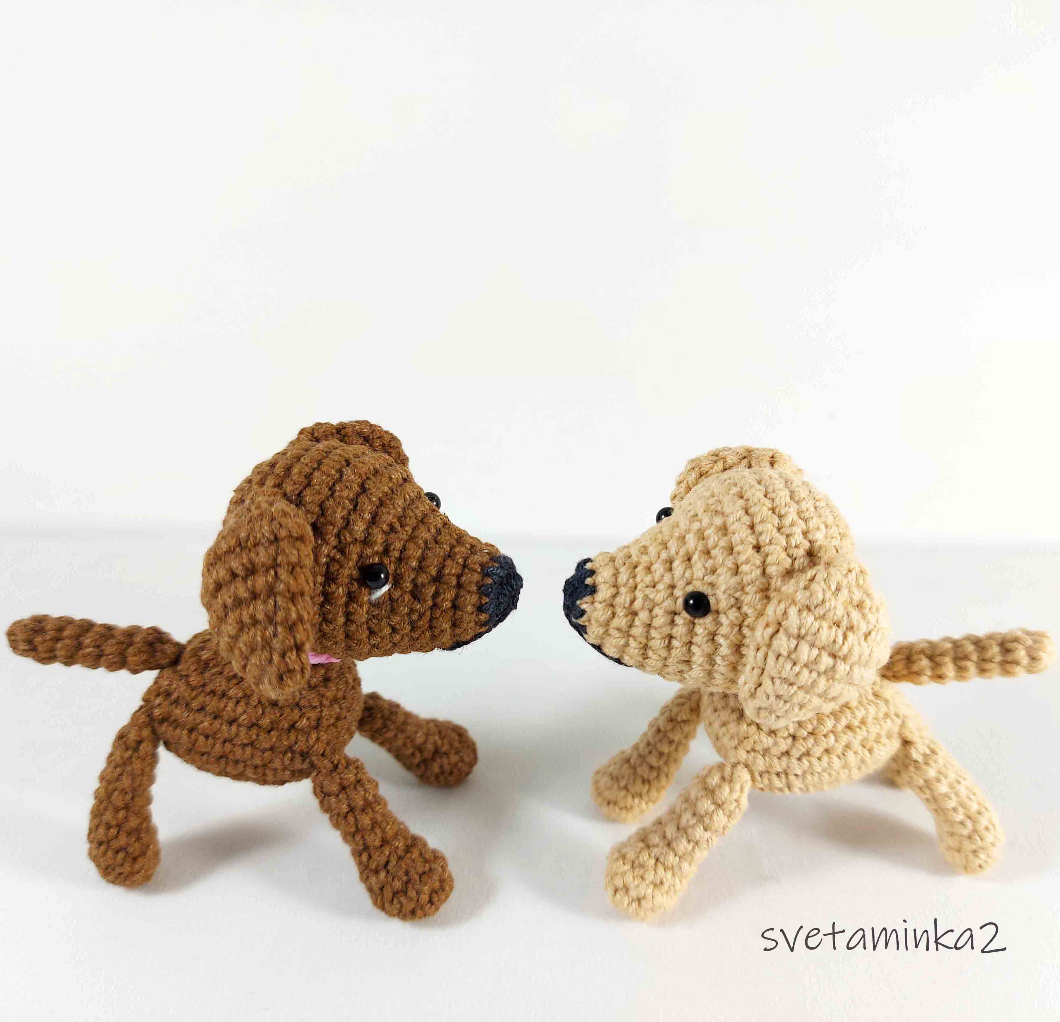 Mini Dog Crochet Pattern for Barbie Doll Amigurumi Dog Patte - Inspire ...