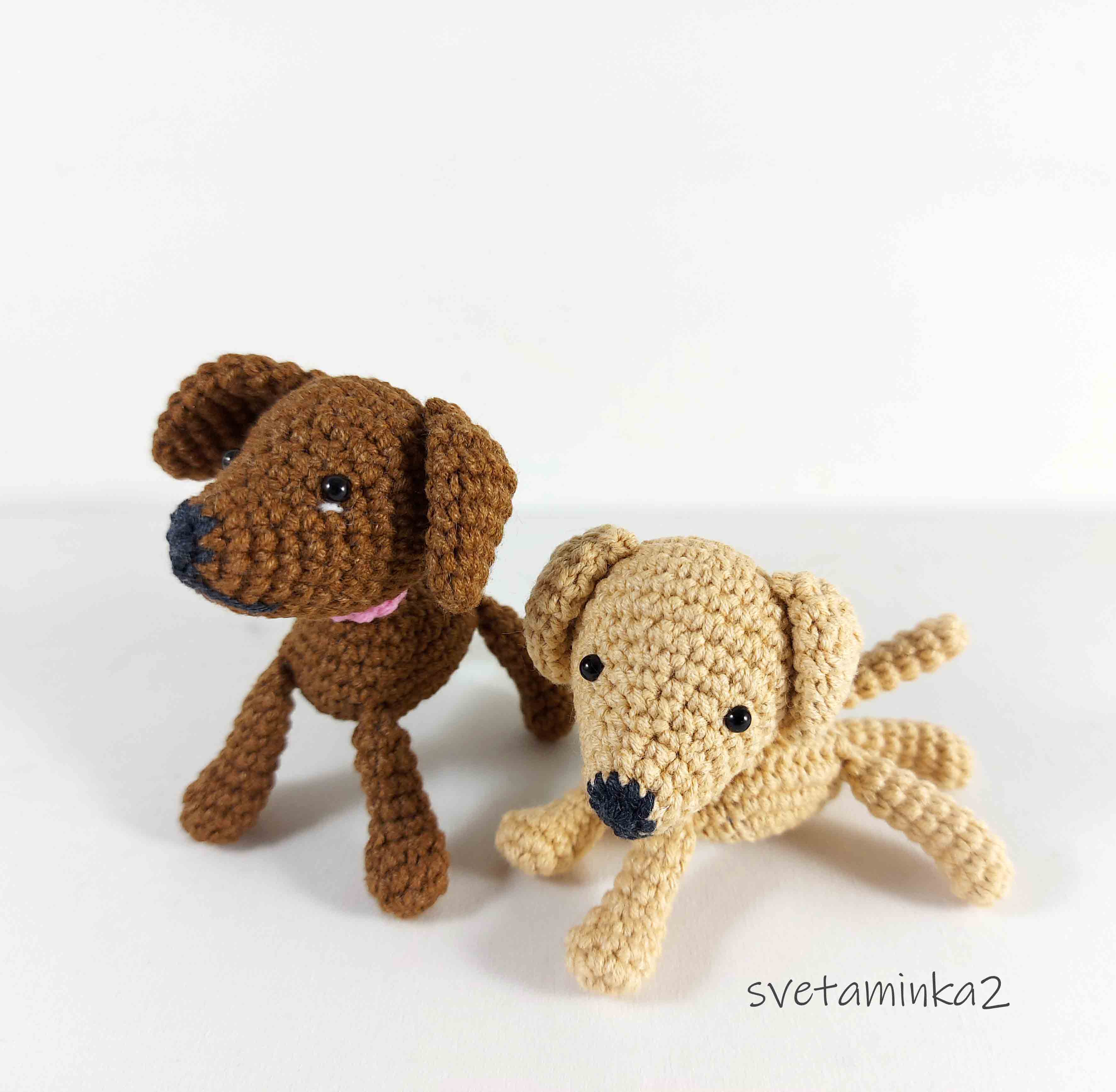 Mini Dog Crochet Pattern for Barbie Doll Amigurumi Dog Patte - Inspire ...