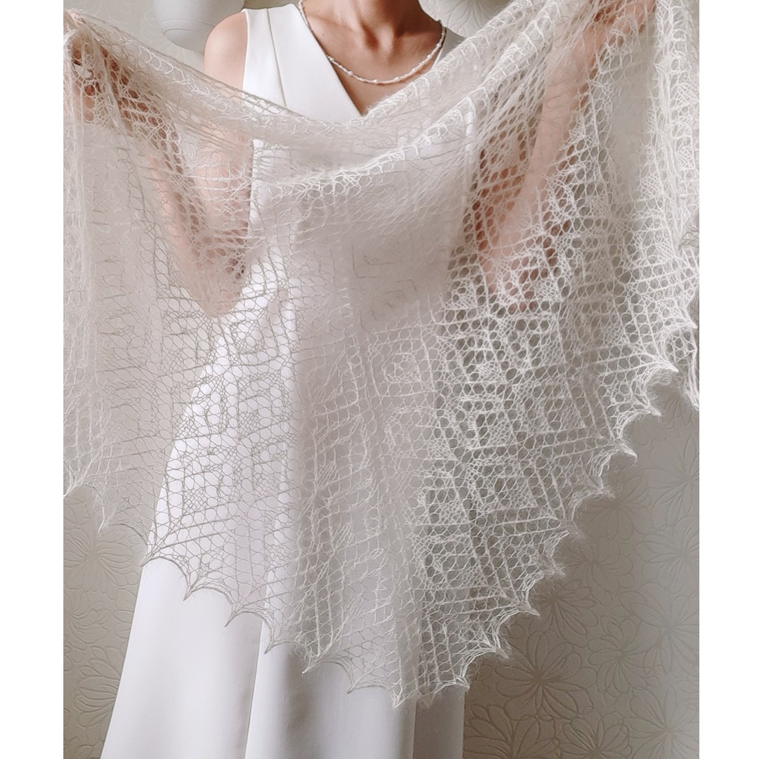 Lace Shawl Knitting Pattern Knit Wedding Shawl - Inspire Uplift