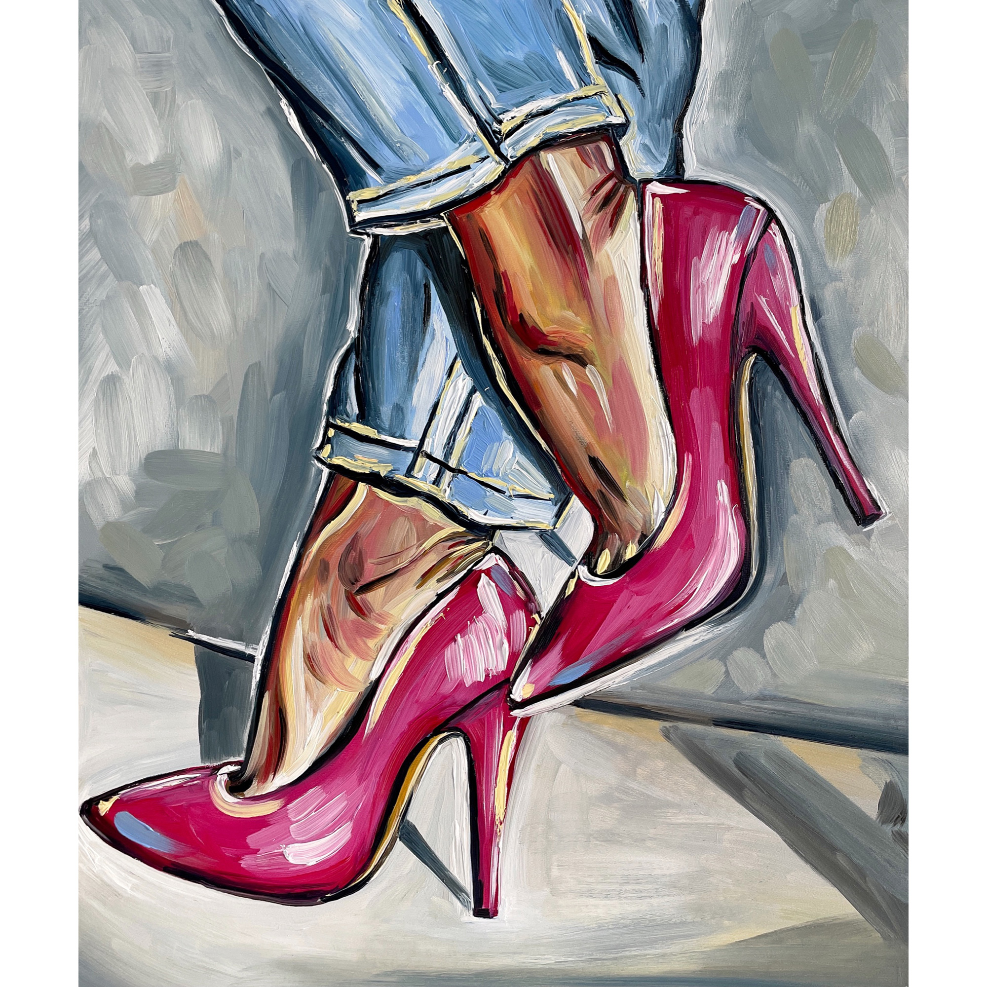 Feet Painting Fetish Original Art Woman Oil Painting Erotic | Inspire ...