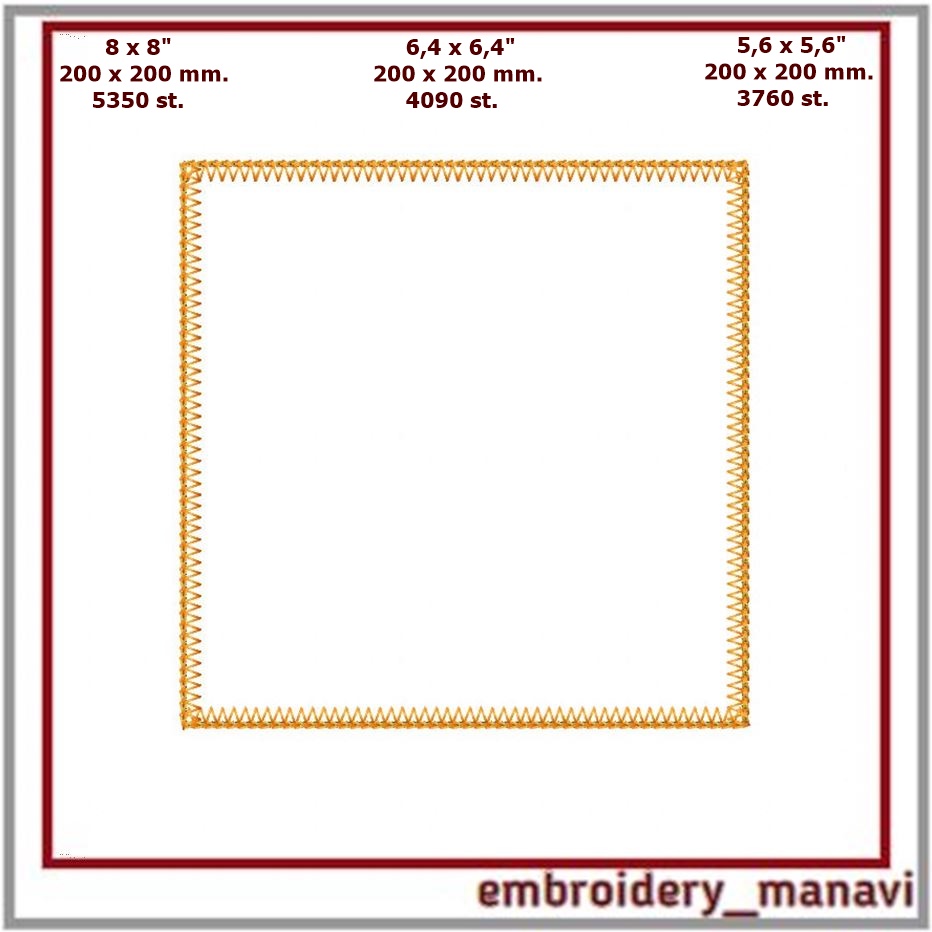 ITH embroidery design kerchiefs with and without a pattern. - Inspire ...