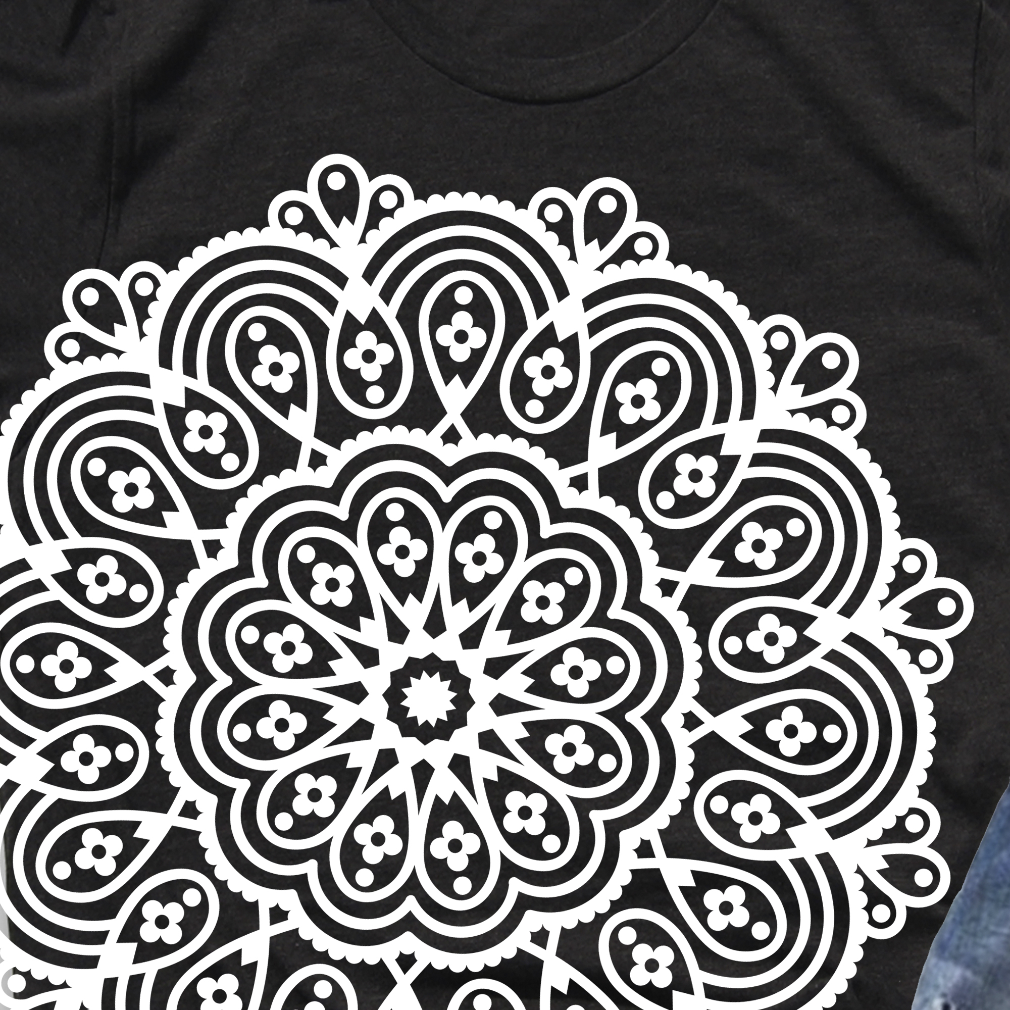 Lace mandala Craft design Personalized decor Digital downloa - Inspire ...