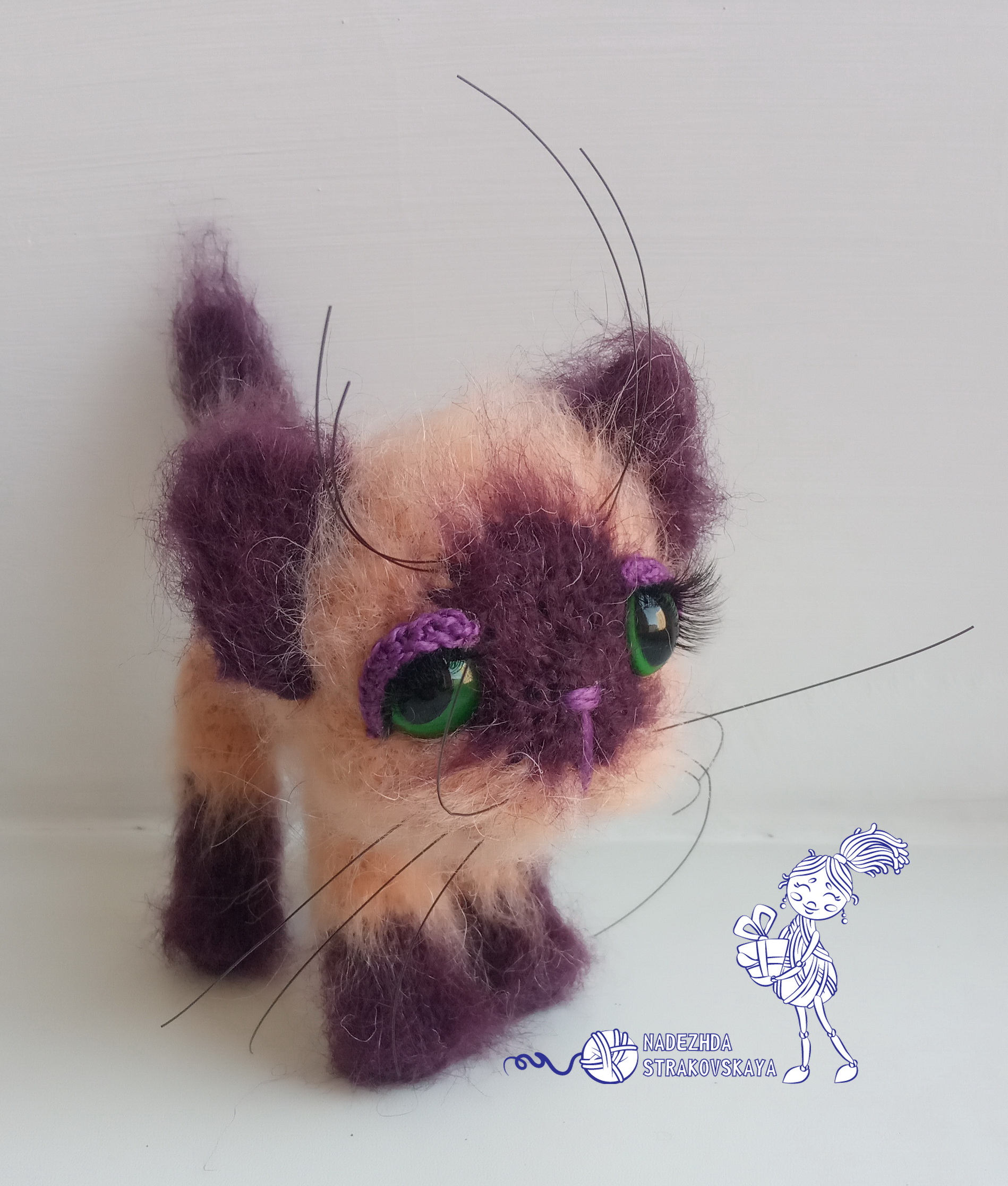 TUTORIAL: CUTE KITTEN crochet pattern - Inspire Uplift