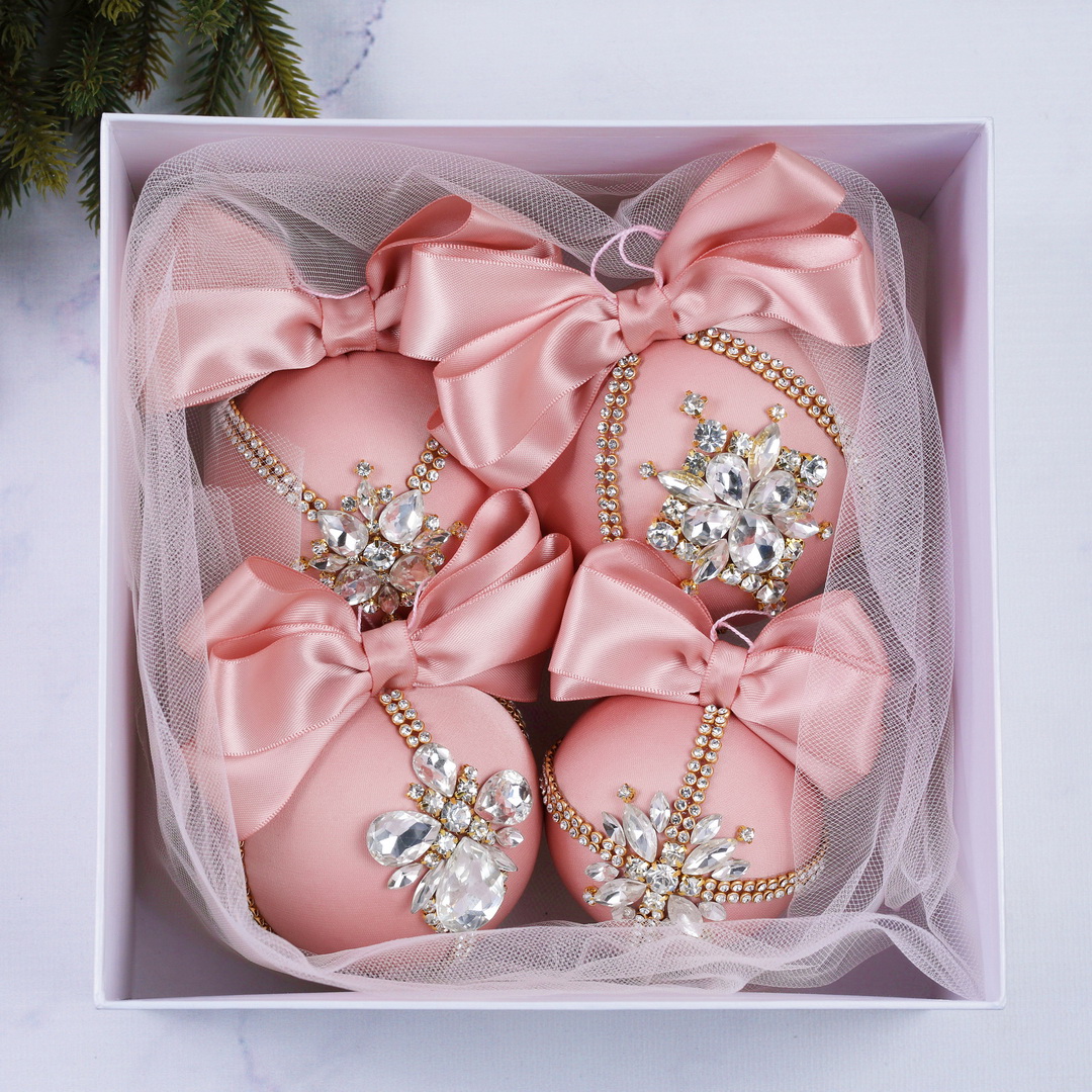 Christmas rhinestones ornaments, Handmade balls, Xmas decora | Inspire ...