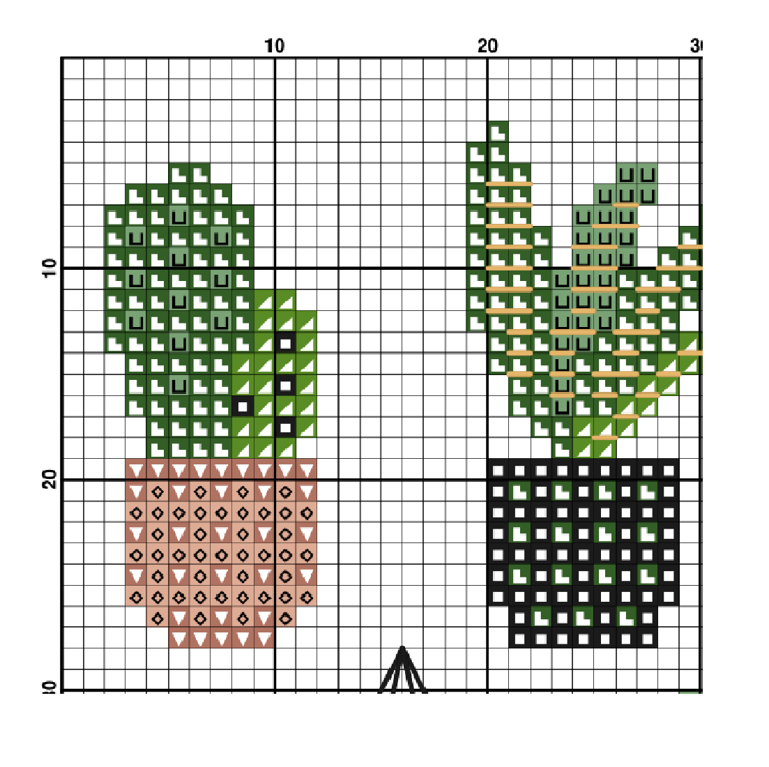 Cross Stitch Pattern Plants Set 21 - Inspire Uplift