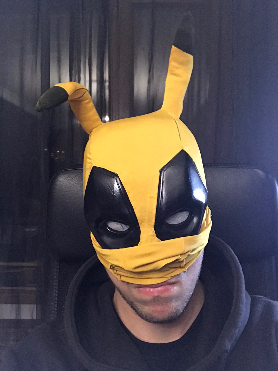 Deadpool Pikachu mask / Pikapool pokemon cosplay - Inspire Uplift