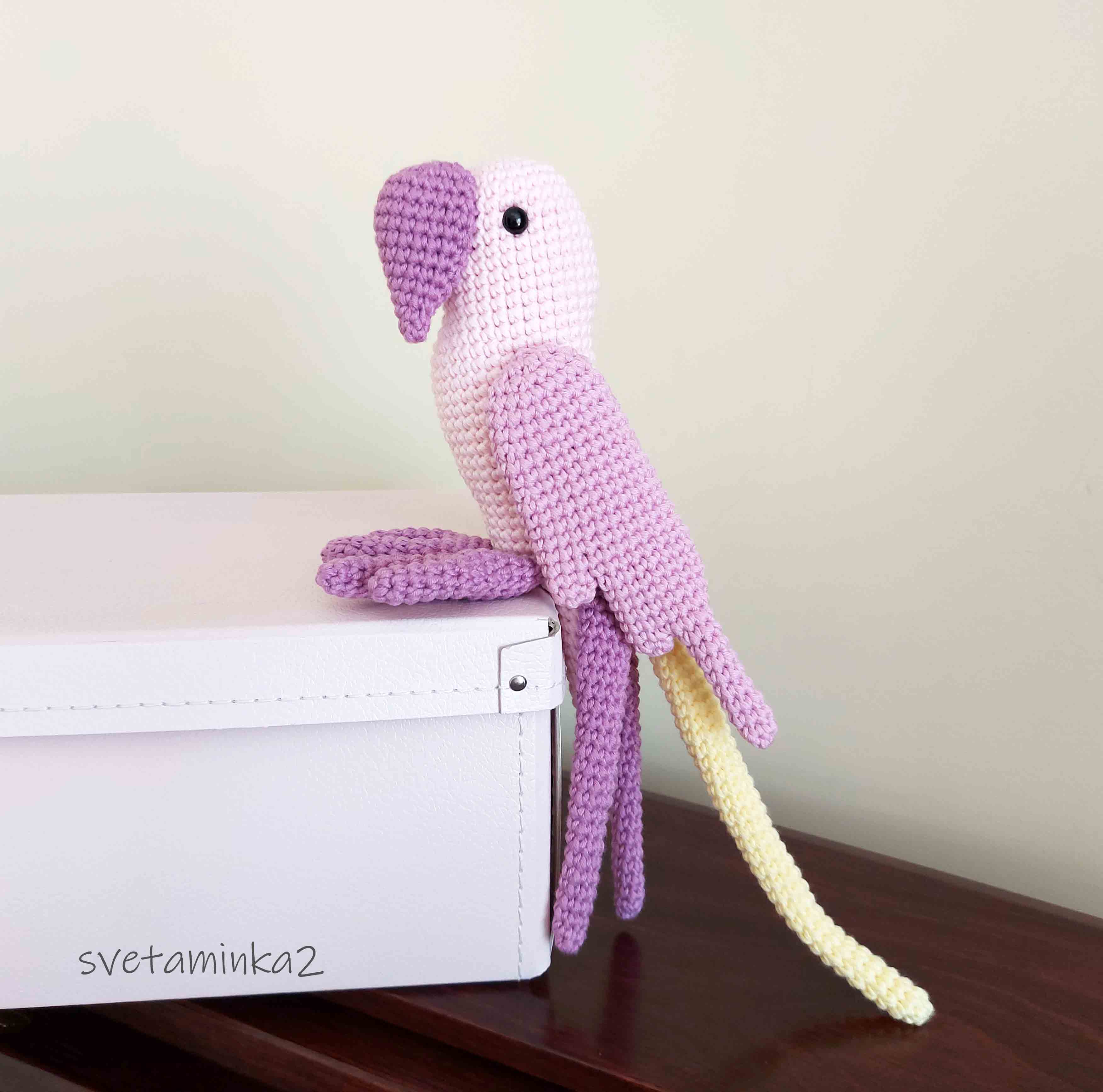 Crochet Parrot Pattern Amigurumi Parrot Pattern - Inspire Uplift