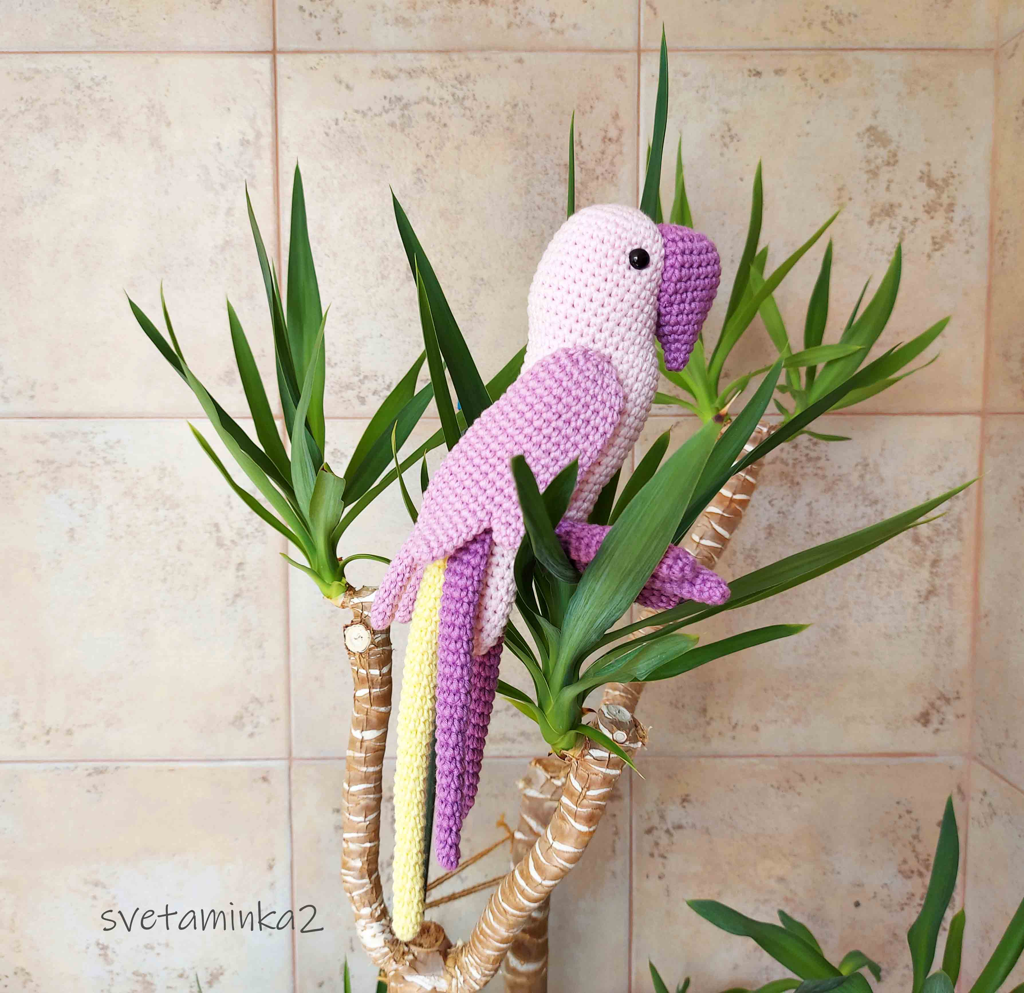 Crochet Parrot Pattern Amigurumi Parrot Pattern - Inspire Uplift