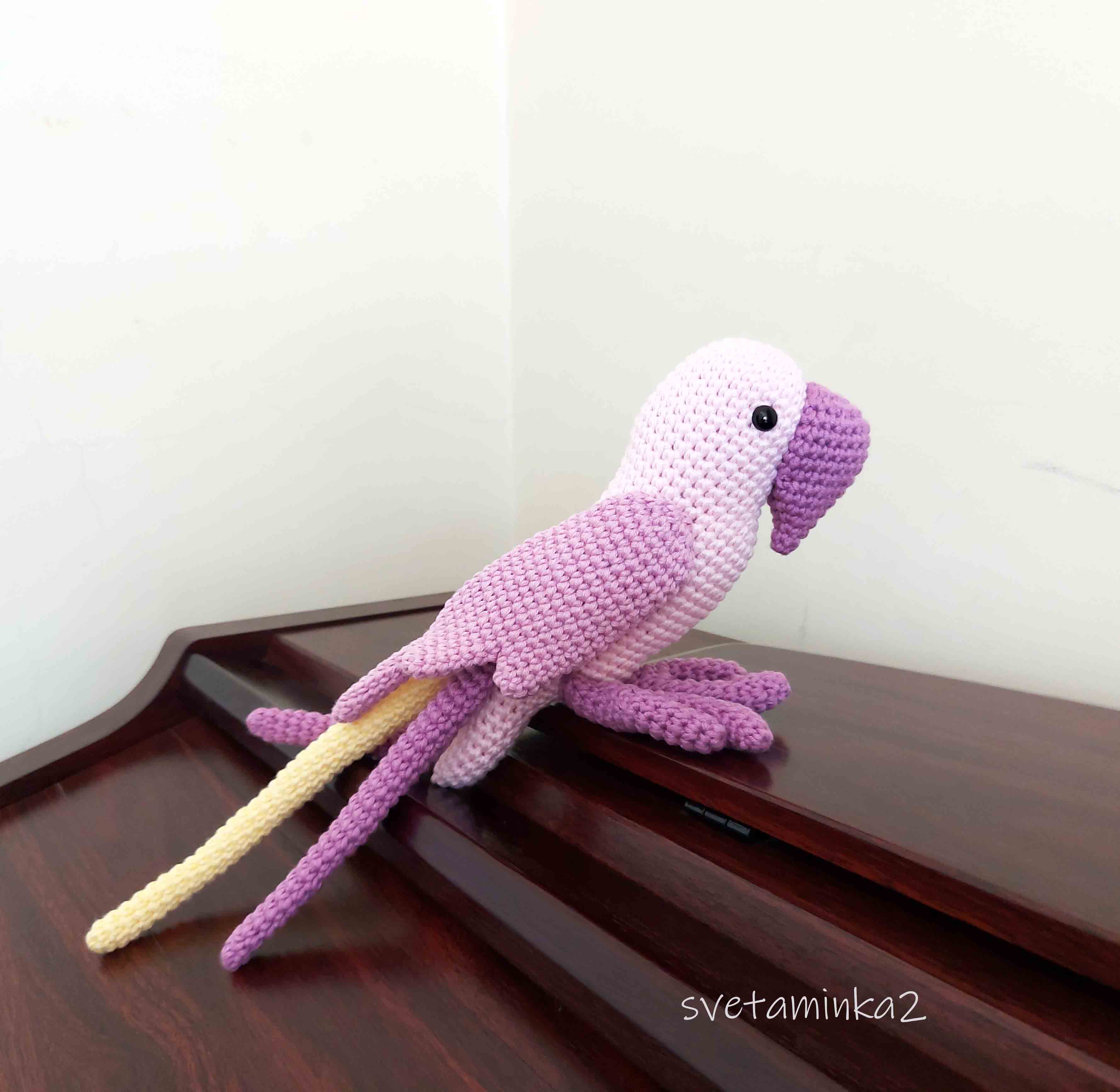Crochet Parrot Pattern Amigurumi Parrot Pattern - Inspire Uplift