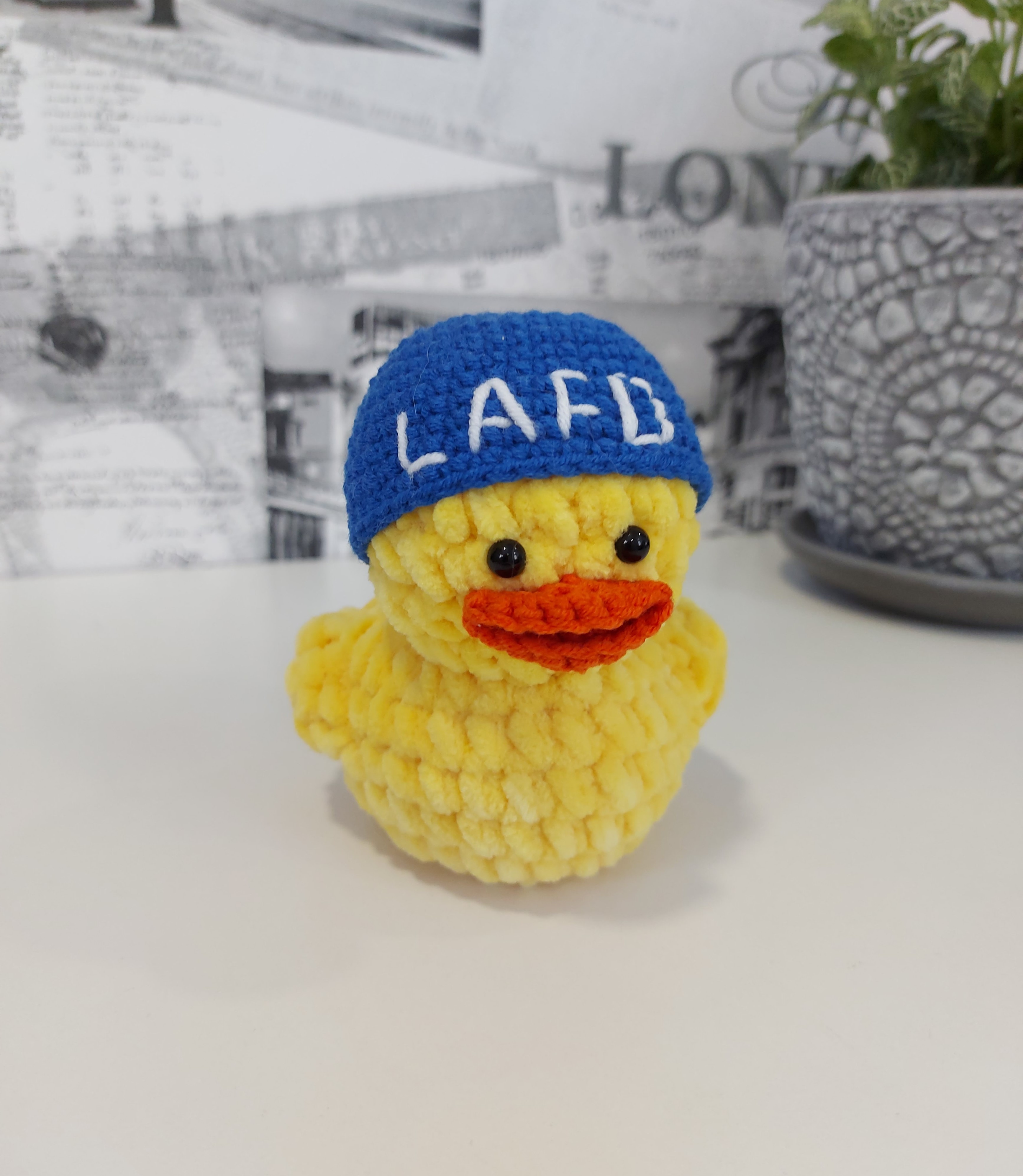 Quackity duck LAFD Beanie Inspired - MGYT Duck Crochet Plush - Inspire ...