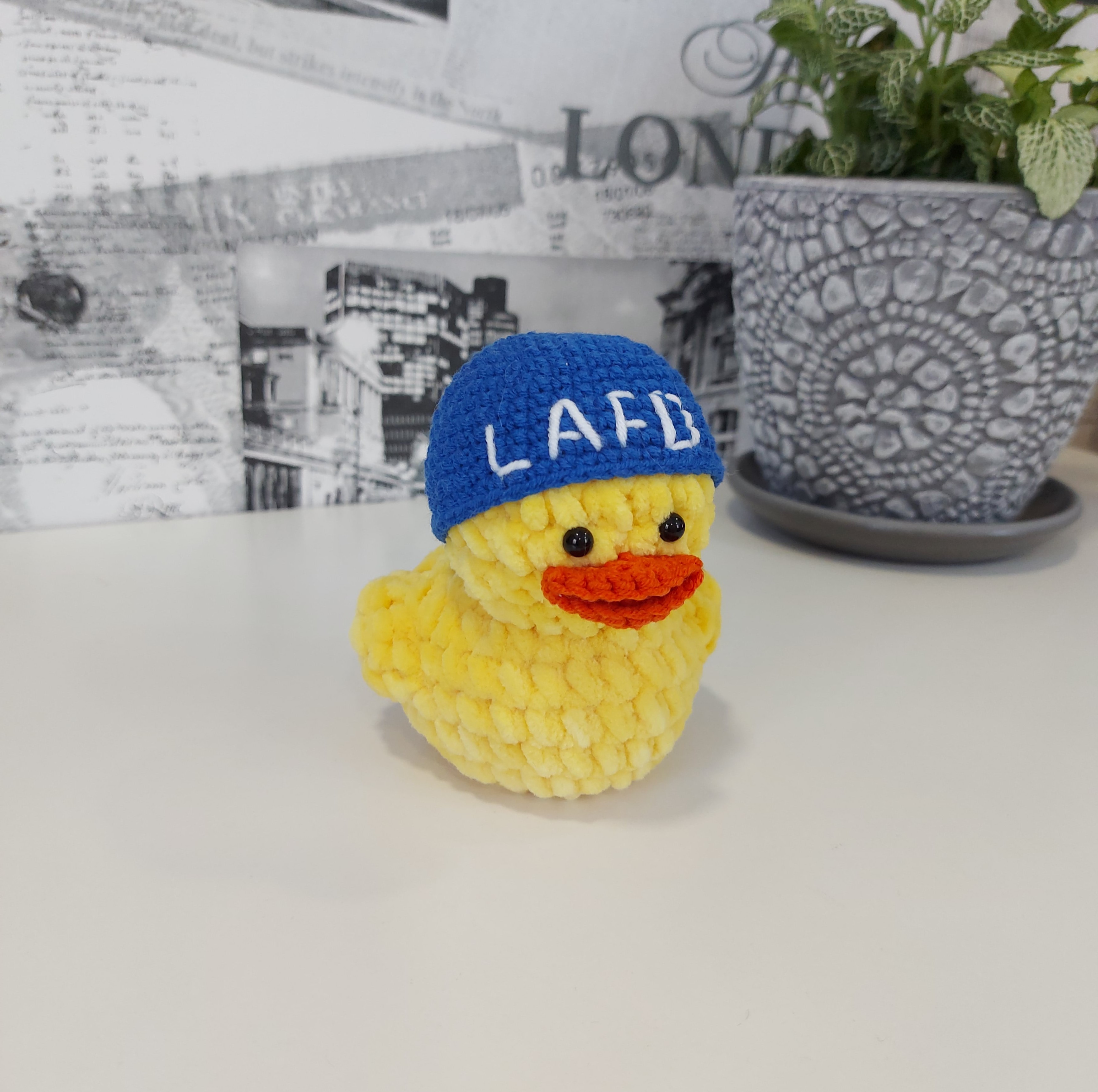 Quackity duck LAFD Beanie Inspired - MGYT Duck Crochet Plush - Inspire ...