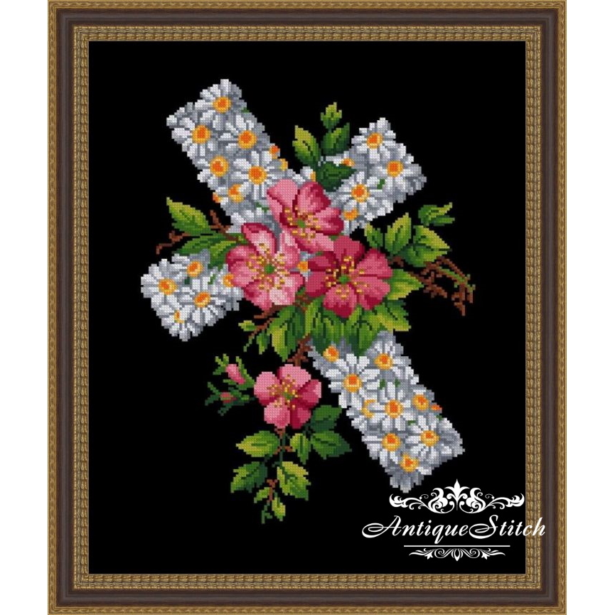 Berlin Woolwork Christian Cross 3 Enjoy Cross Stitch Pattern | Inspire ...