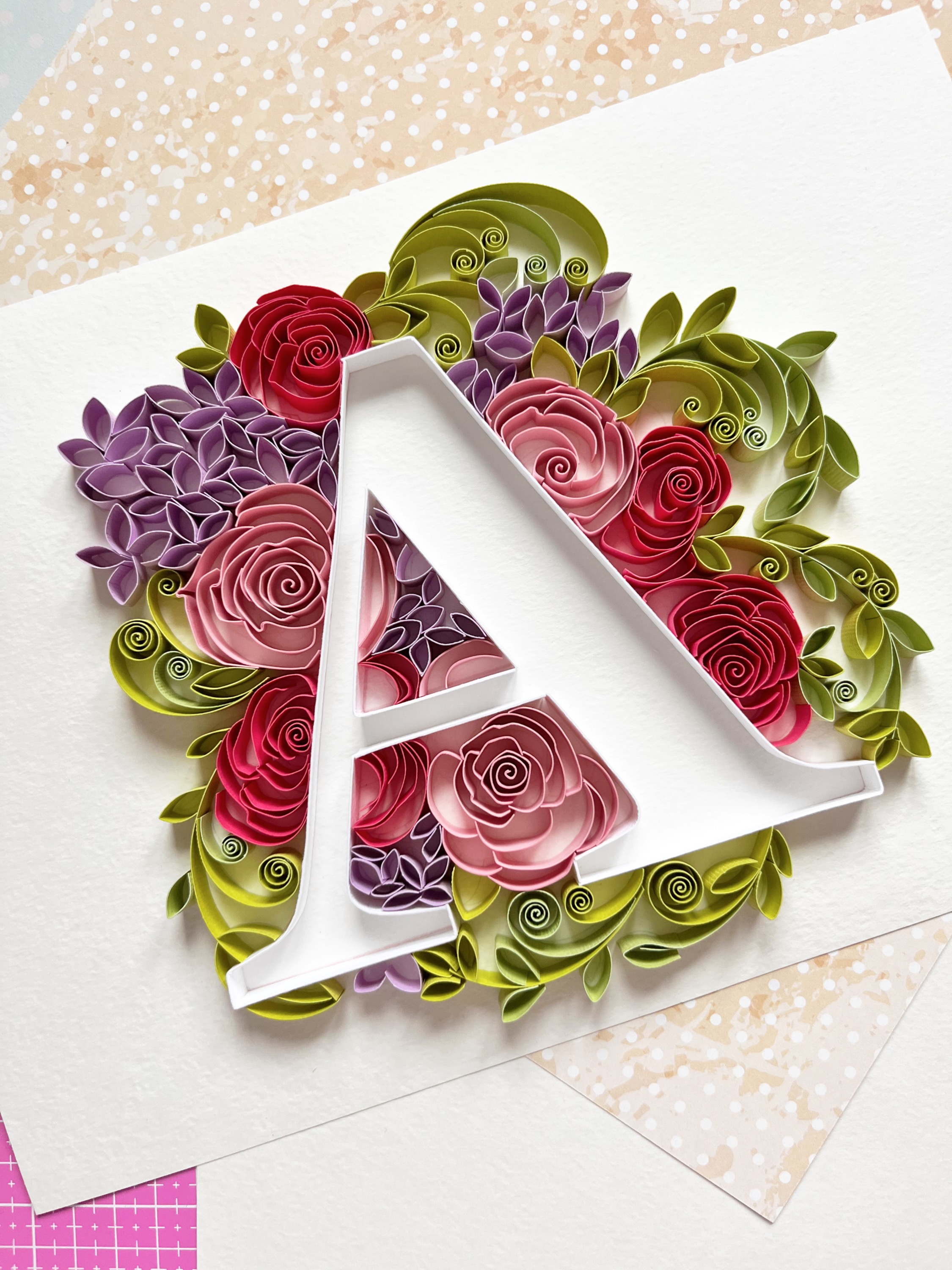 Set of patterns to make quilled letters | Alphabet A-Z | Qui - Inspire ...