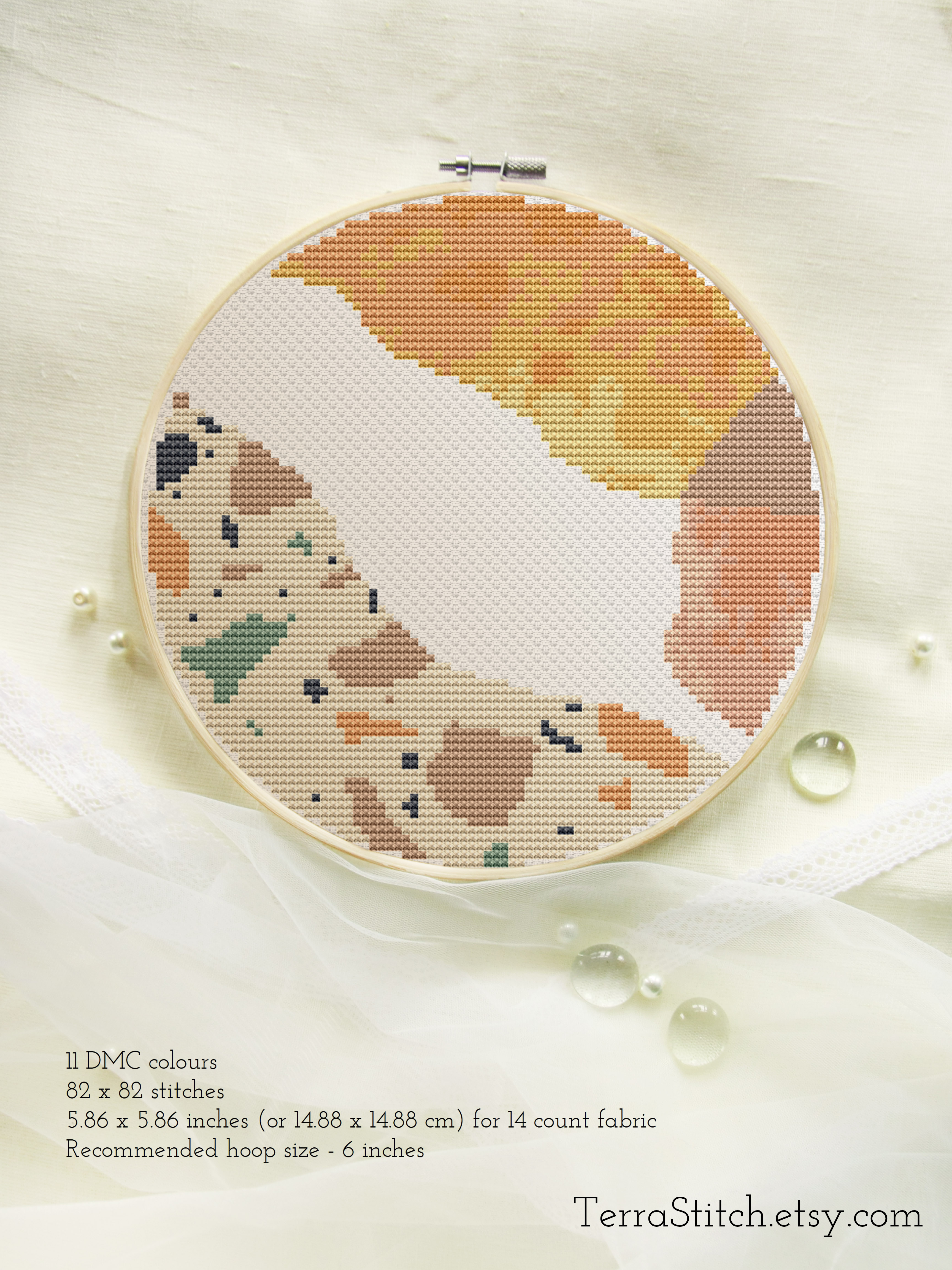 Contemporary cross stitch pattern Modern cross stitch PDF Ab - Inspire ...