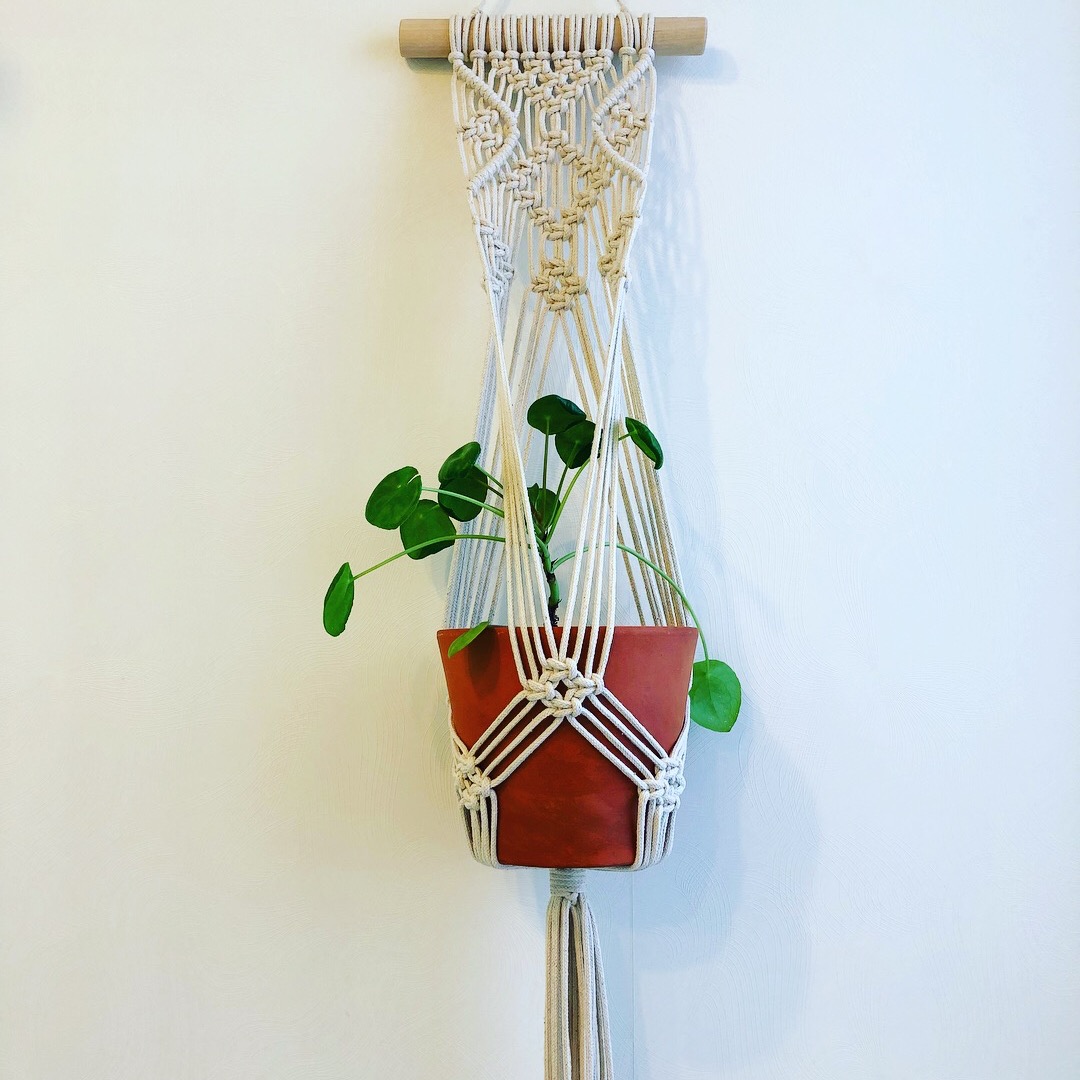 Macrame Plant Hanger, Macrame Cotton Boho Planter, Hygge Mac - Inspire ...