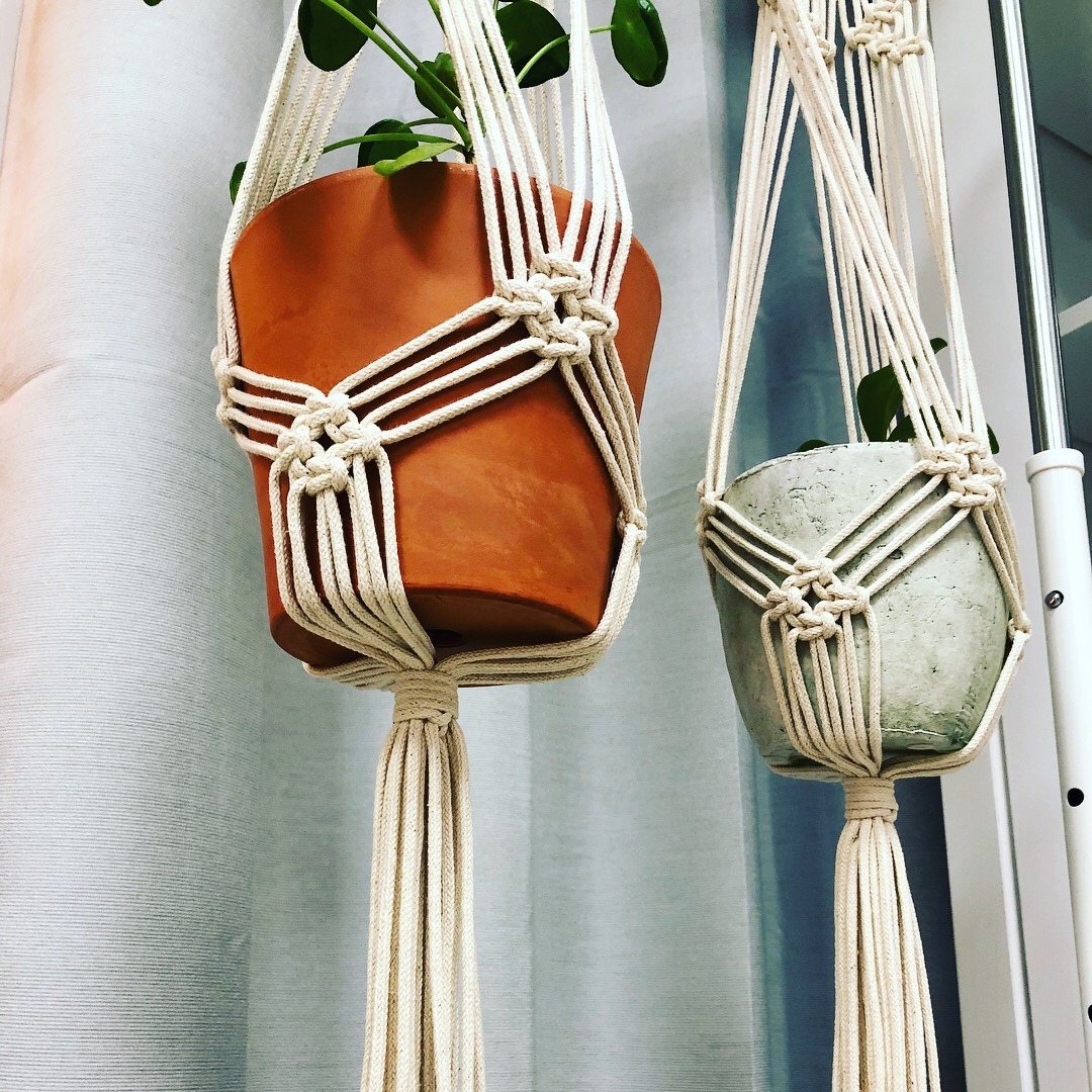 Macrame Plant Hanger, Macrame Cotton Boho Planter, Hygge Mac - Inspire ...