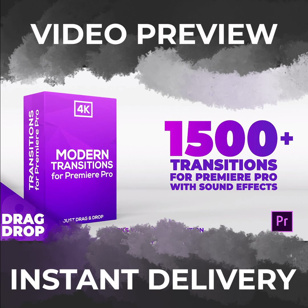 1.500 Modern Drag-n-drop Transitions for Premiere Pro. - Inspire Uplift