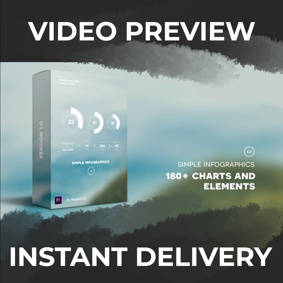 Simple Infographics. MOGRT for Premiere Pro and After Effect - Inspire ...