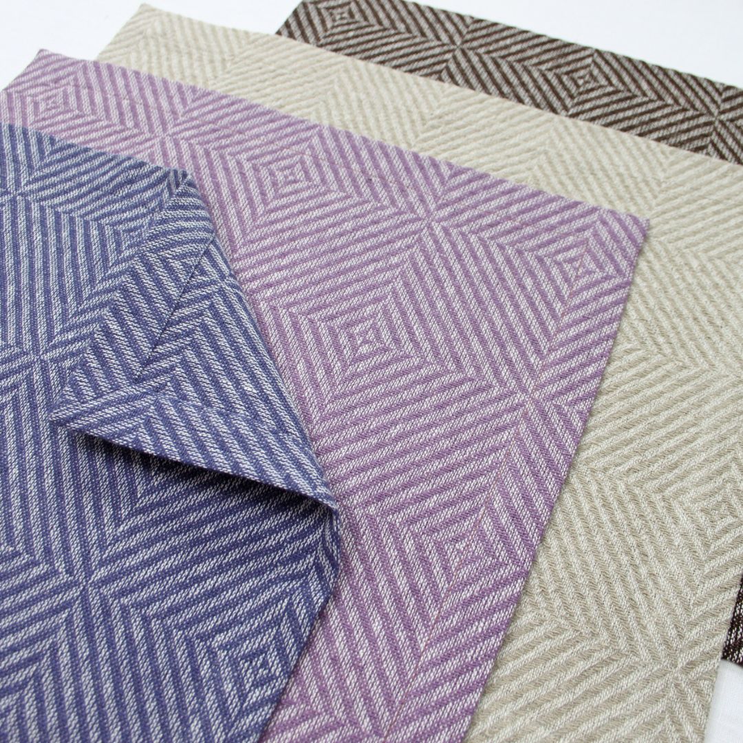 Custom heavy linen placemats set, Farmhouse modern geometric - Inspire ...