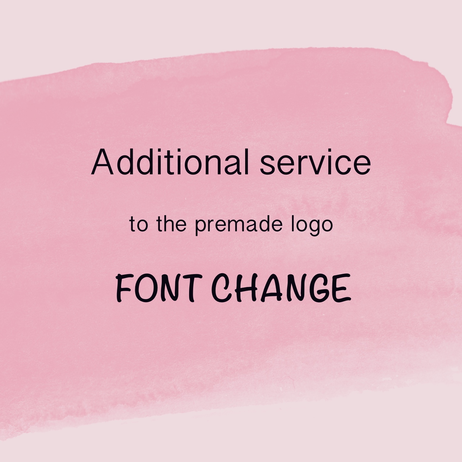 Best font change additional service to the premade logo, cus - Inspire ...