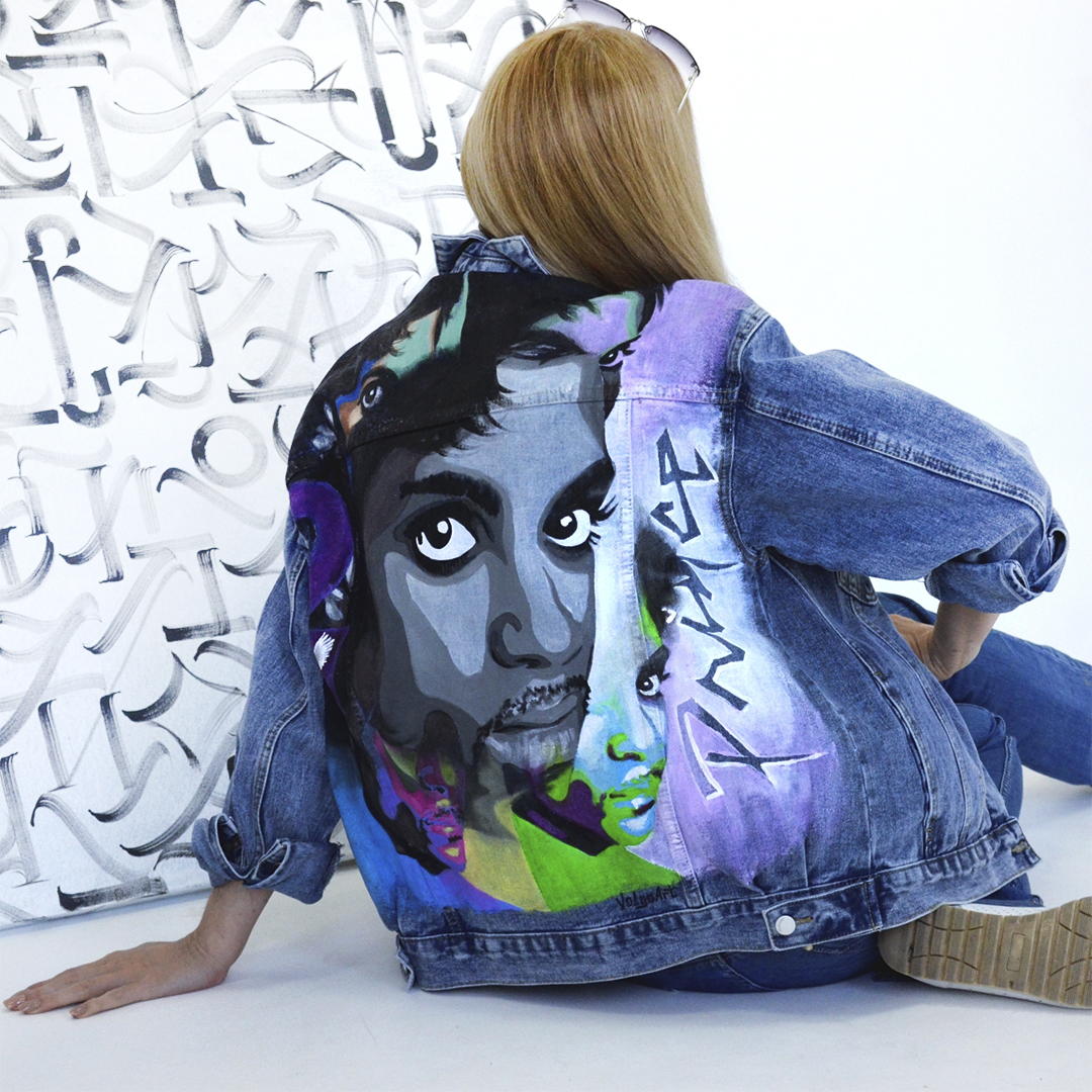 Denim jacket women, hand painted denim jacket, designer jack - Inspire ...