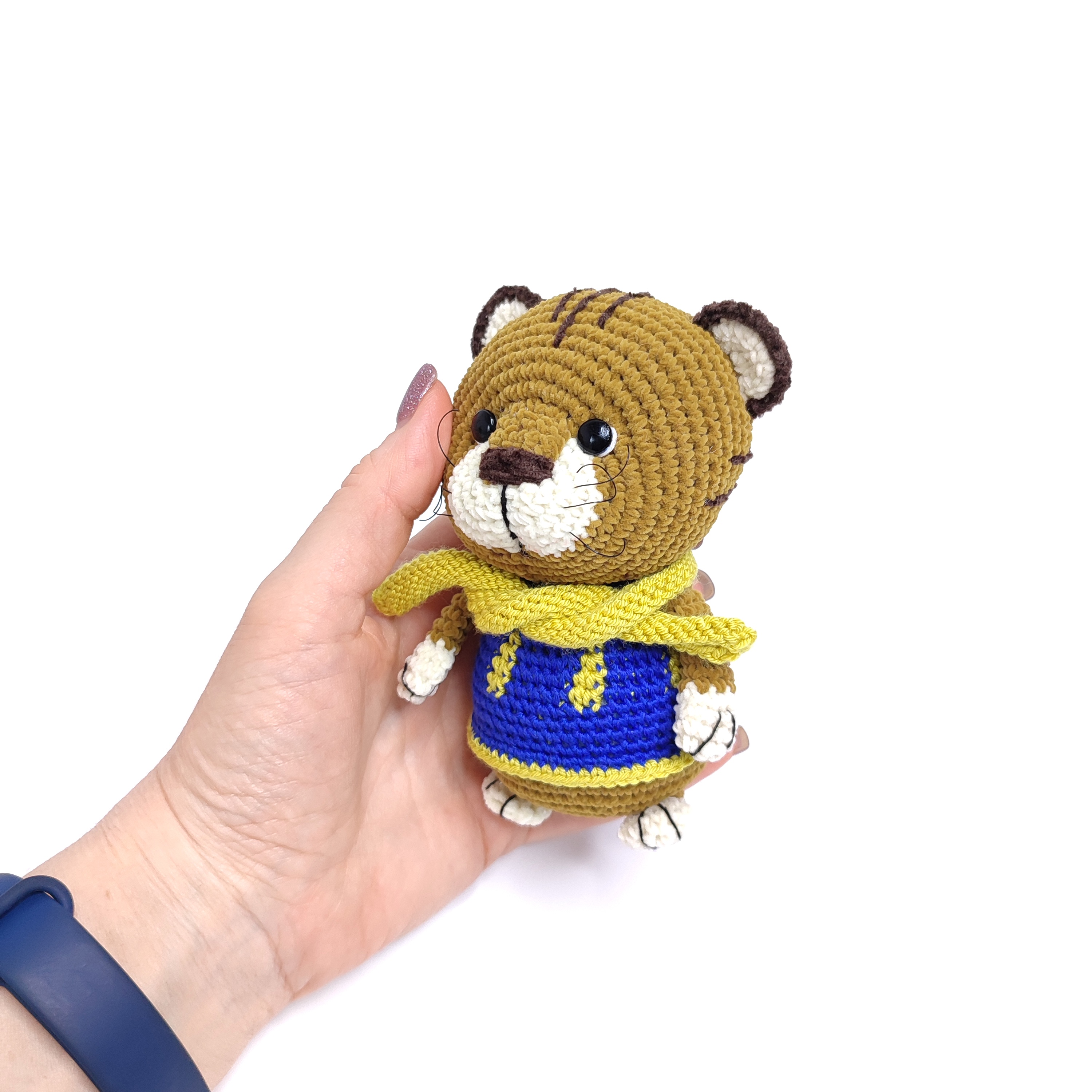 Kawaii plush olive tiger - Inspire Uplift