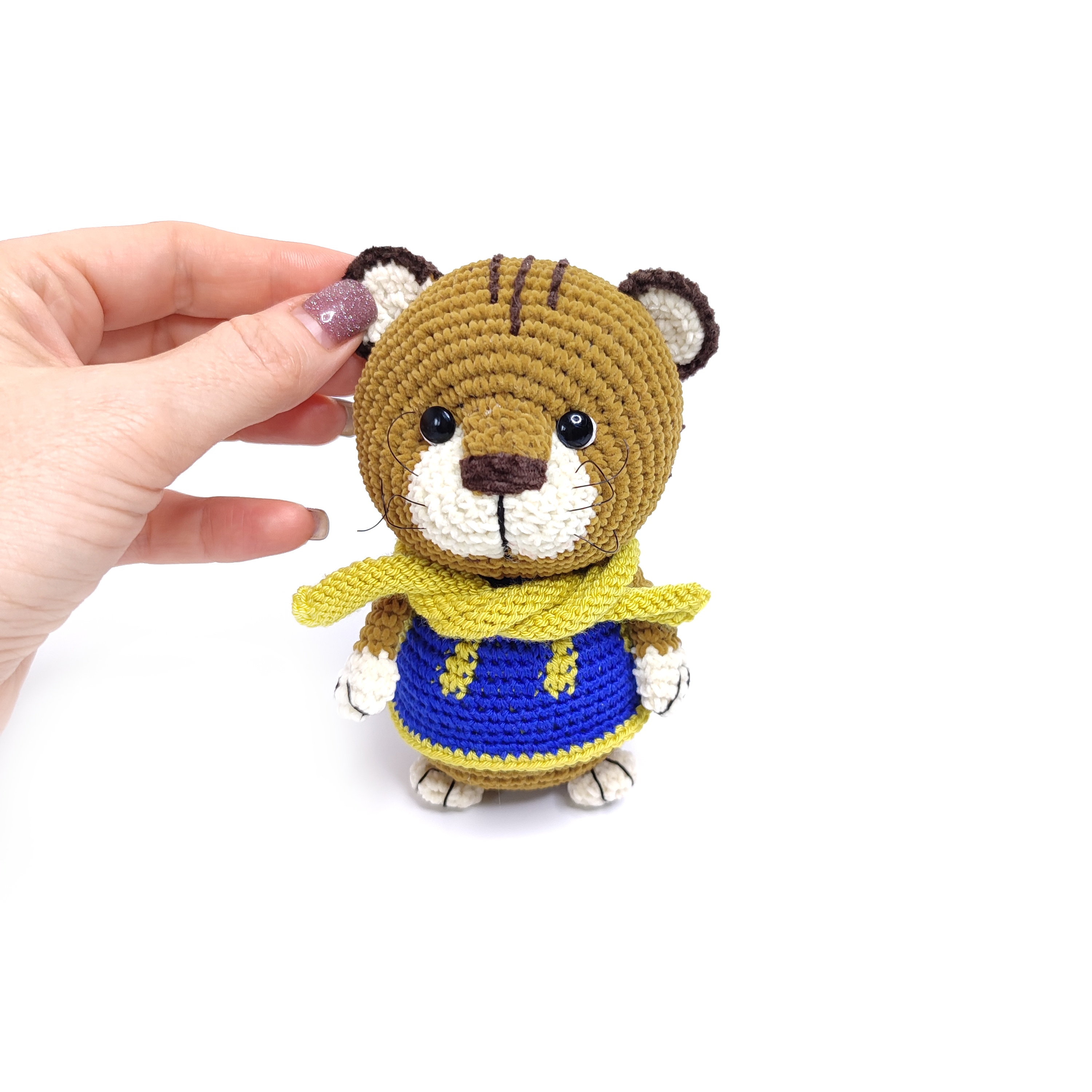 Kawaii plush olive tiger - Inspire Uplift