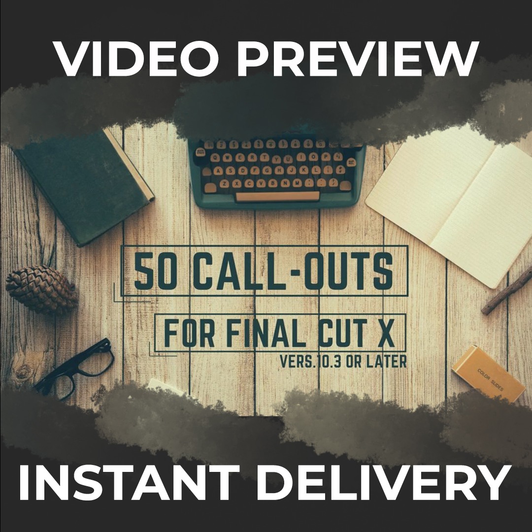 50 Call-Outs Pack for Final Cut Pro X. All values and colors - Inspire ...