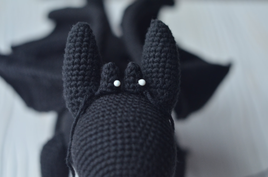 Crochet pattern Toothless, Night Fury - Inspire Uplift