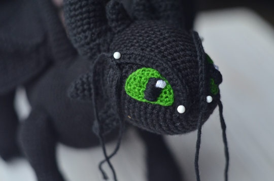 Crochet pattern Toothless, Night Fury - Inspire Uplift