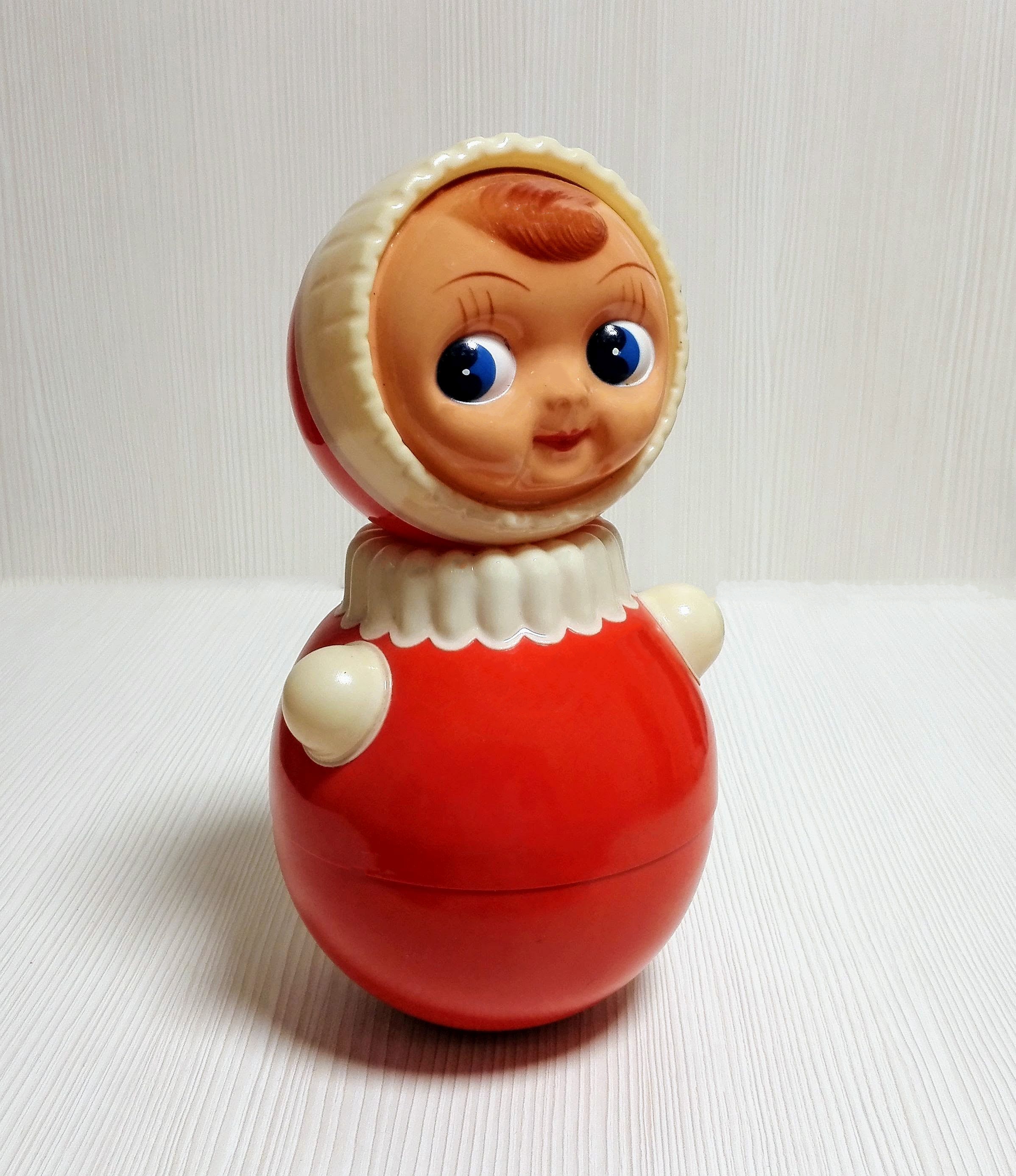 Vintage Soviet Musical Doll Roly Poly. Russian Doll Anime | Inspire Uplift