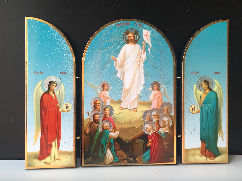 Icon of Jesus Christ Resurrection Russian Orthodox Christian - Inspire ...