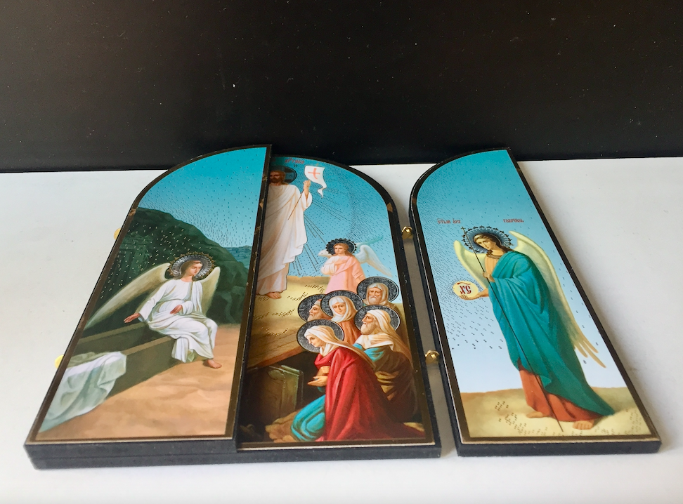 Icon of Jesus Christ Resurrection Russian Orthodox Christian - Inspire Uplift