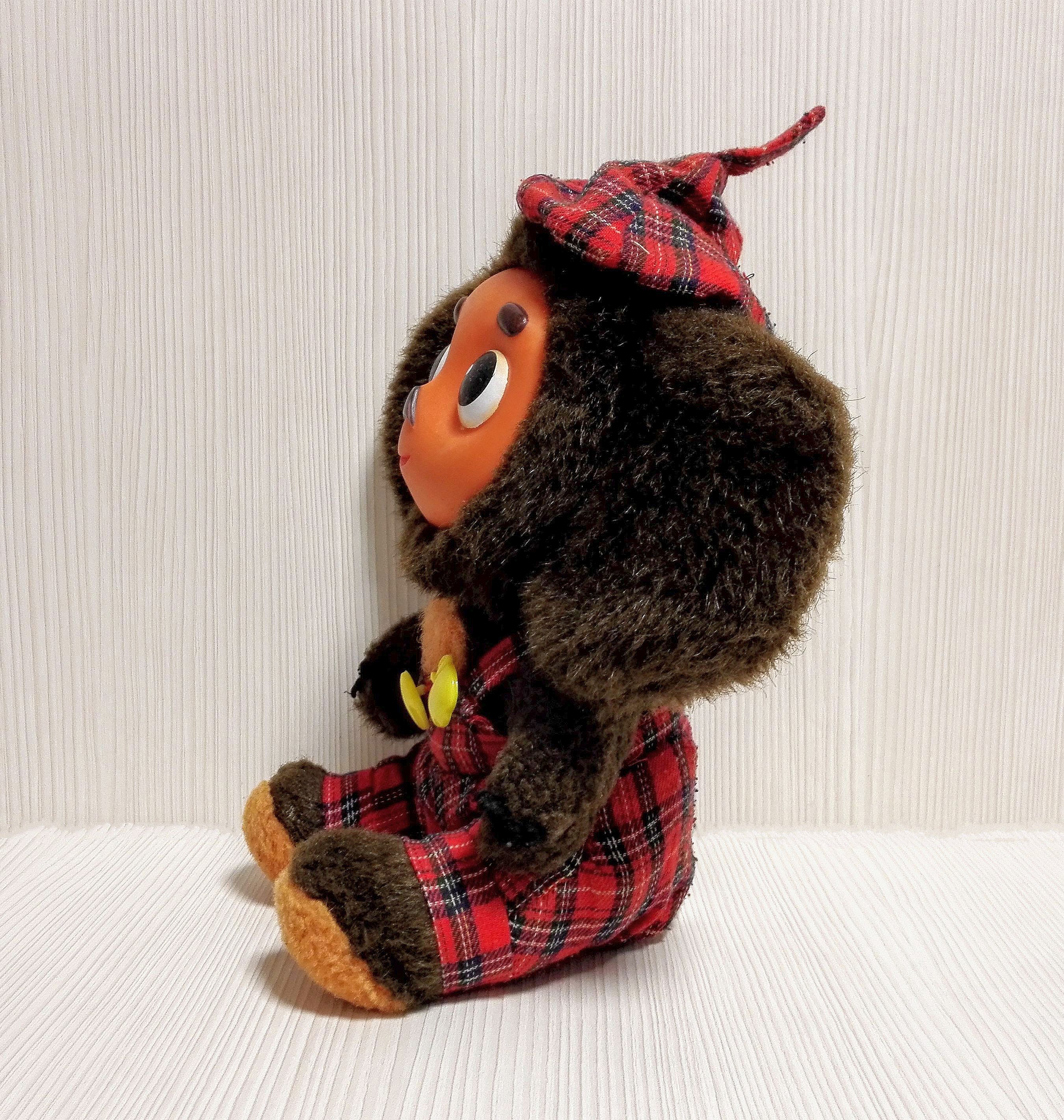 Vintage Soviet Musical Plush Toy Cheburashka. Antique Toy - Inspire Uplift