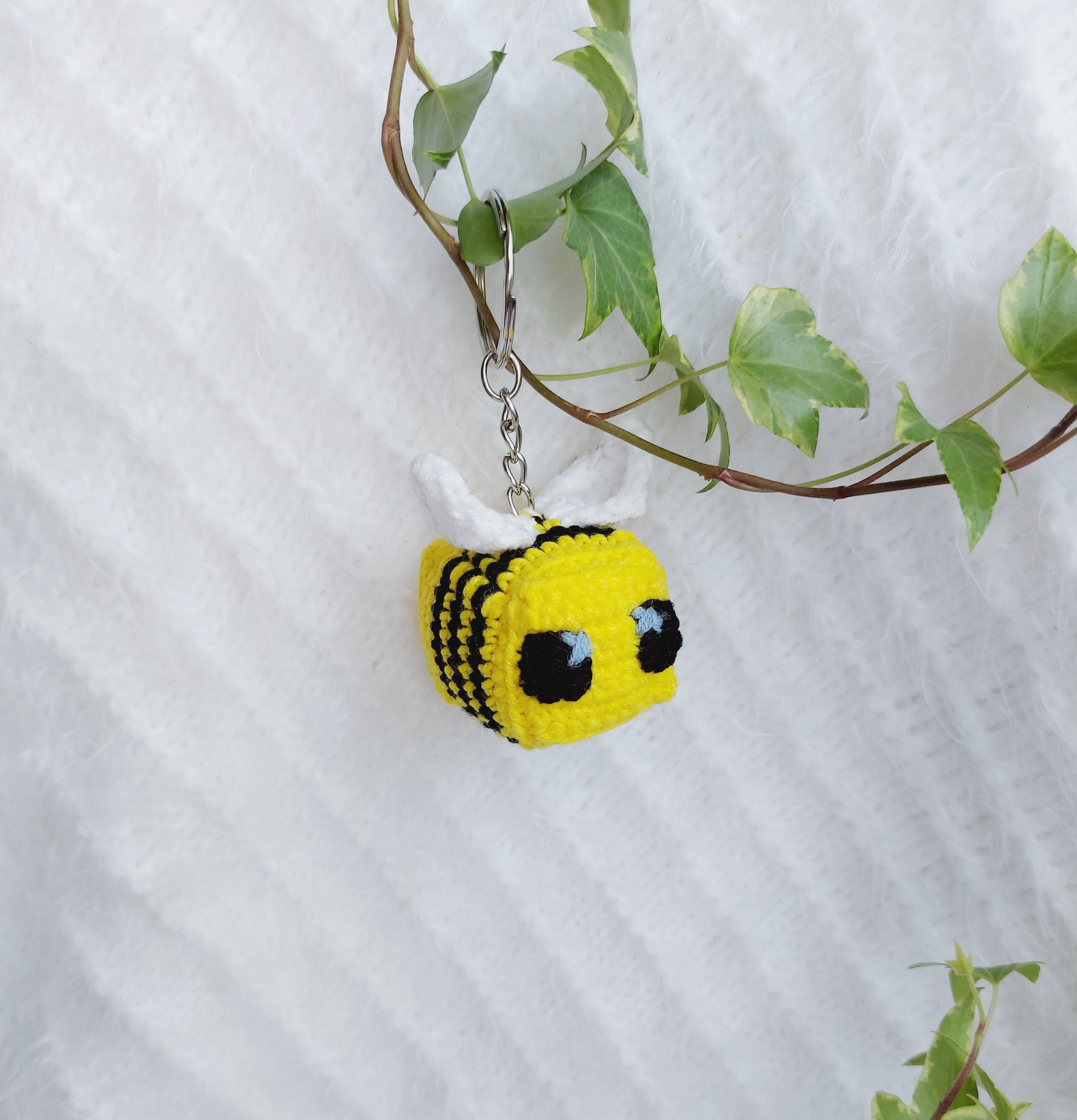 Minecraft Bee plush Minecraft Bee keychain - Inspire Uplift