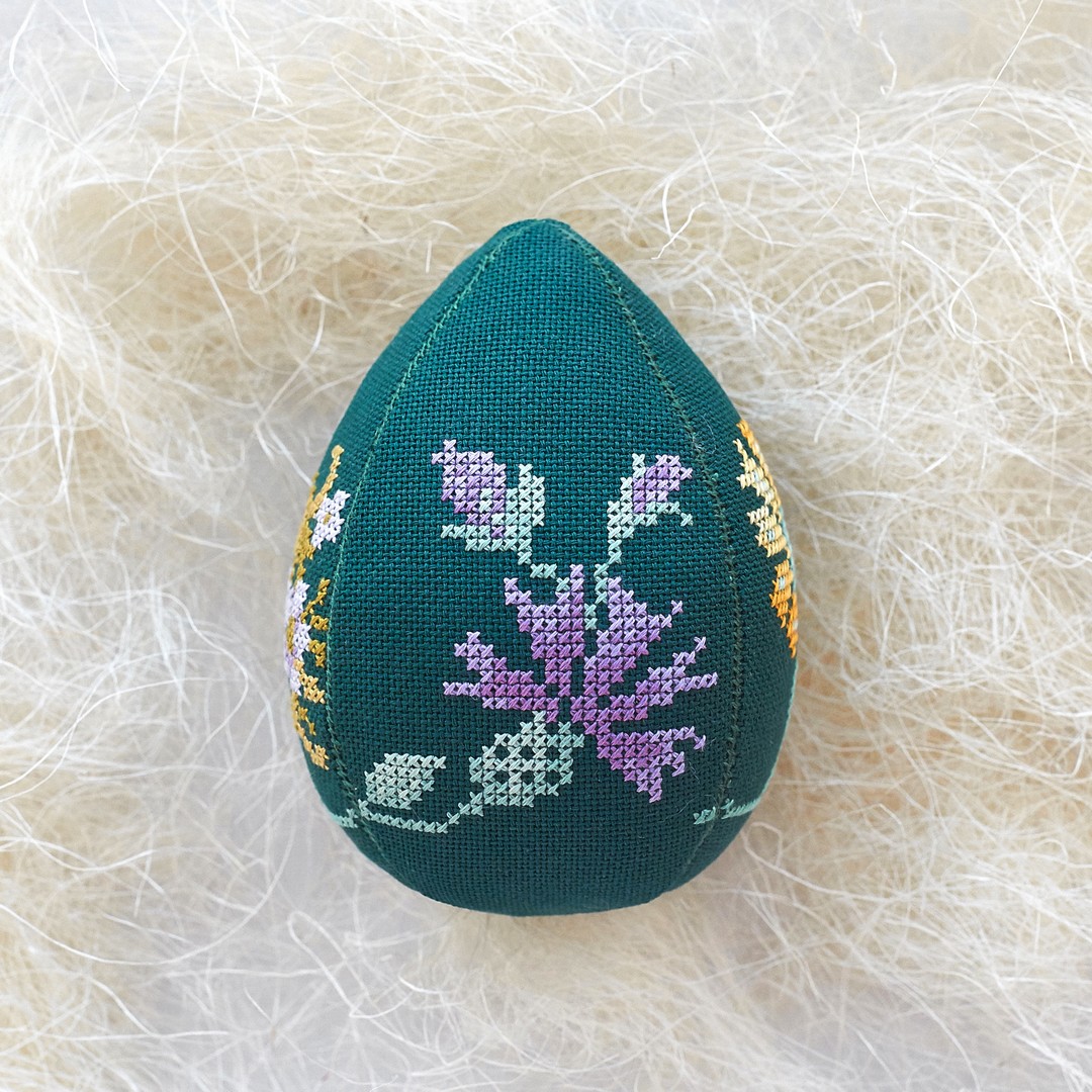 Easter egg cross stitch pattern - Inspire Uplift