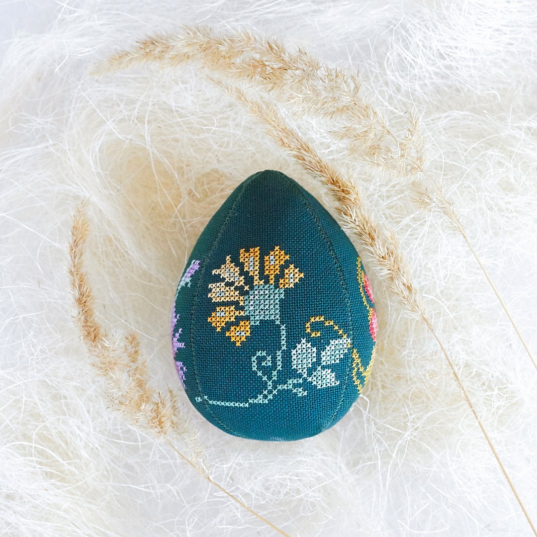 Easter egg cross stitch pattern - Inspire Uplift