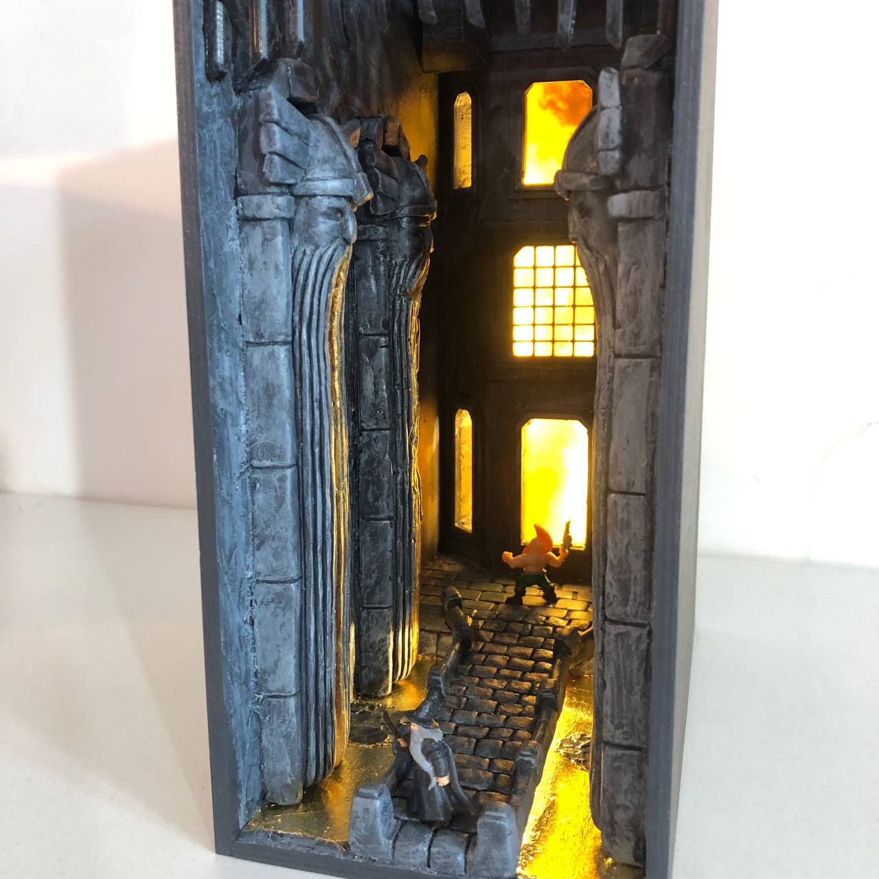 Book nook shelf insert inspired Lord of the rings Bookshelf - Inspire ...