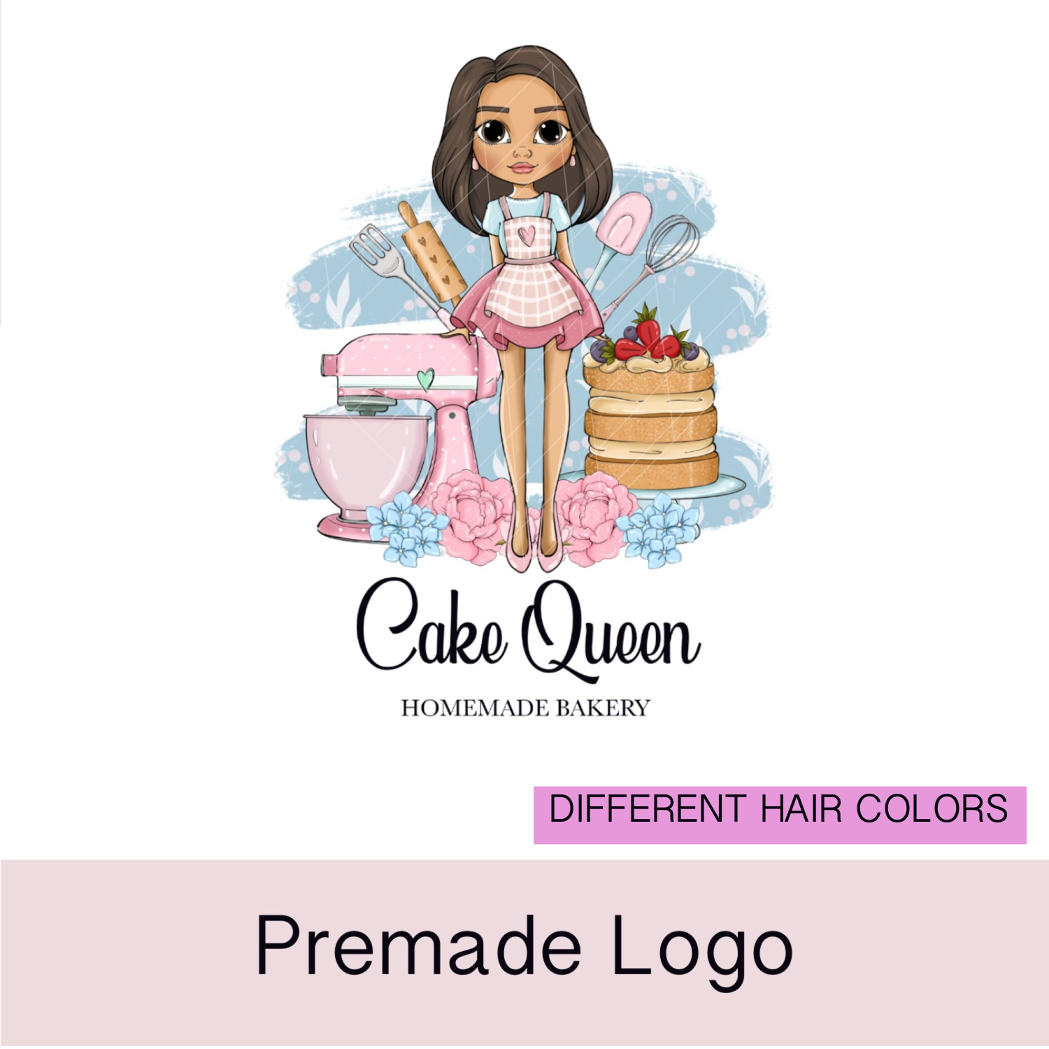 Amazing baking shop premade logo design, sweets logo, cake d - Inspire ...