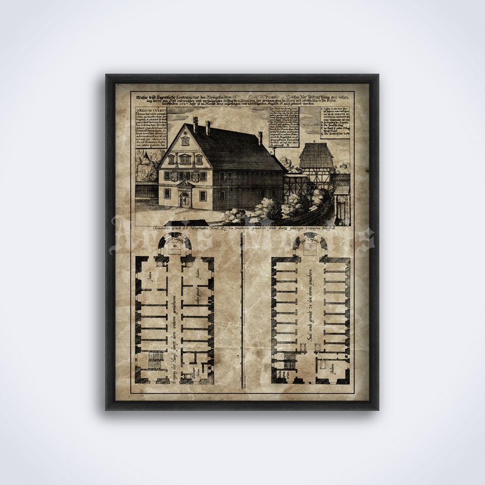 Bamberg Death Factory Medieval Witch Prison plan printable a | Inspire ...