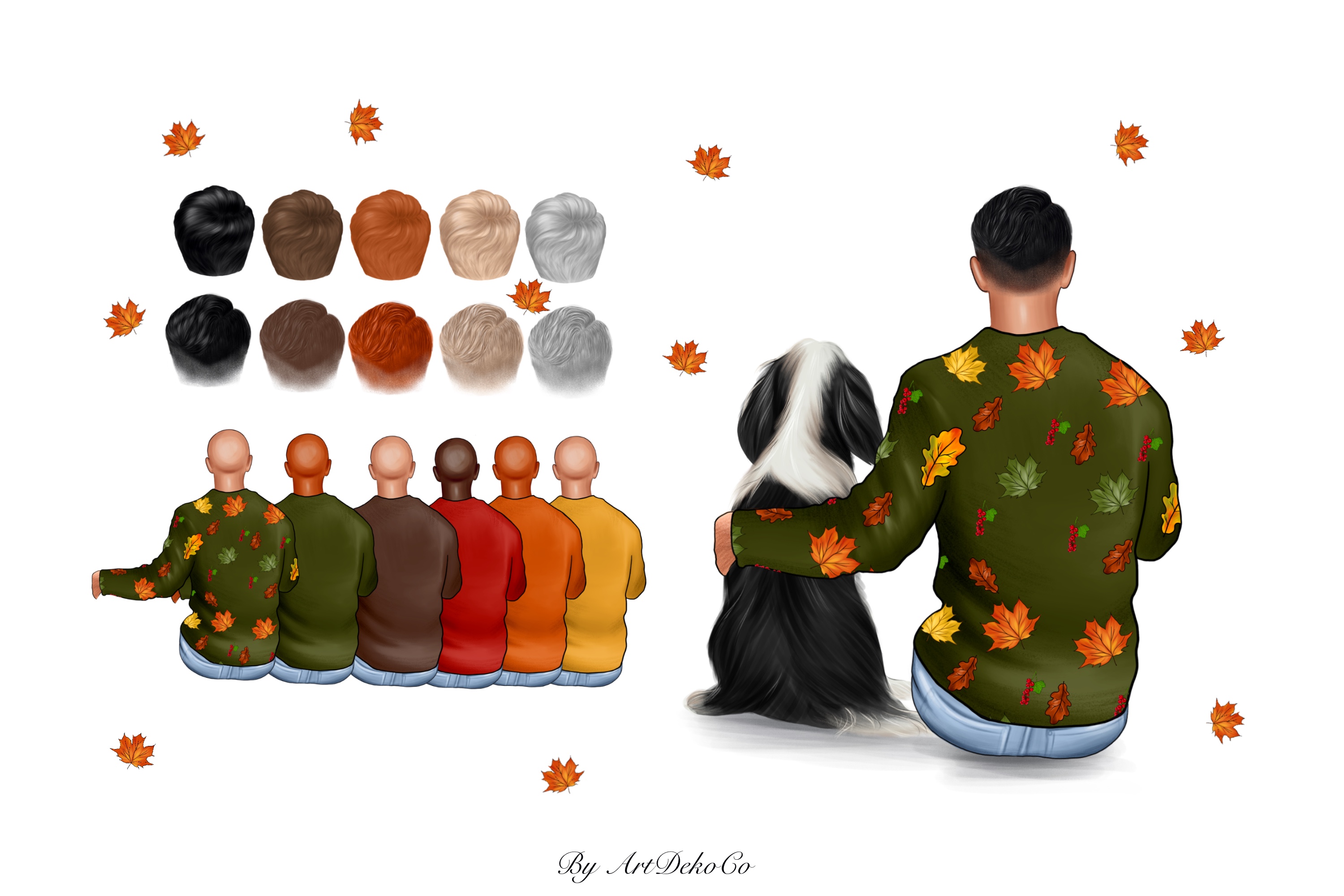 Big Family Portrait Creator, sitting family. - Inspire Uplift