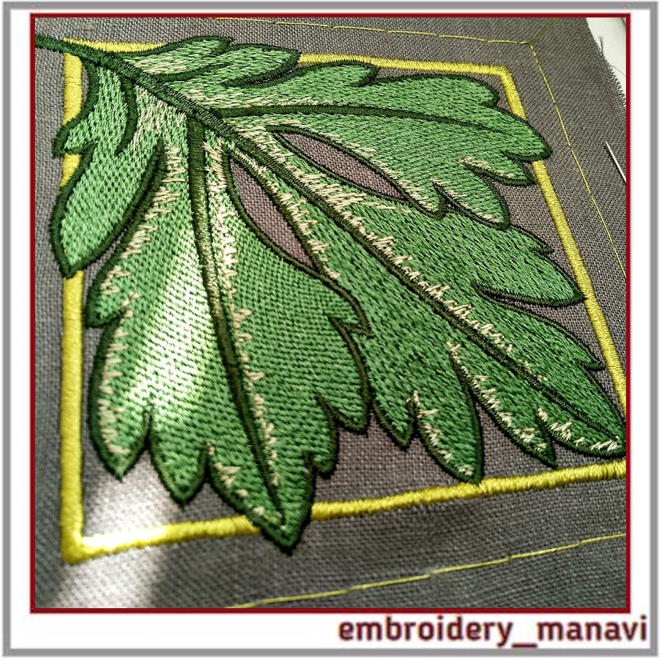 Embroidery design sheet in a frame and quilt block applique | Inspire ...