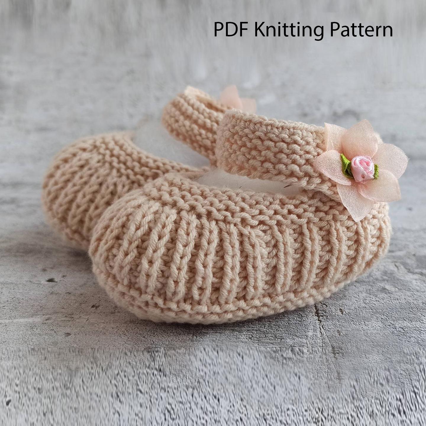 Baby booties KNITTING PATTERN, Baby shoes pattern - Inspire Uplift