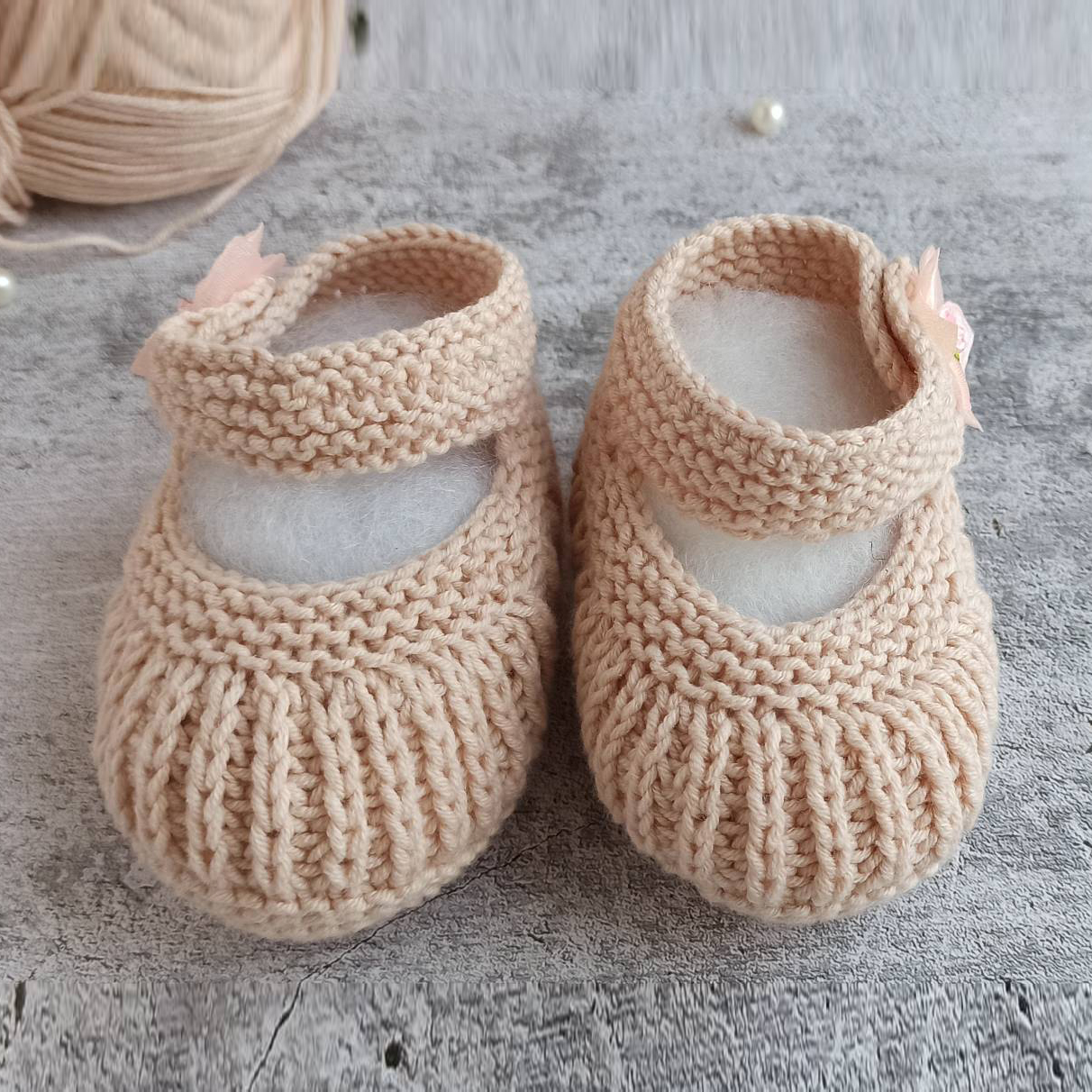 Baby booties KNITTING PATTERN, Baby shoes pattern - Inspire Uplift