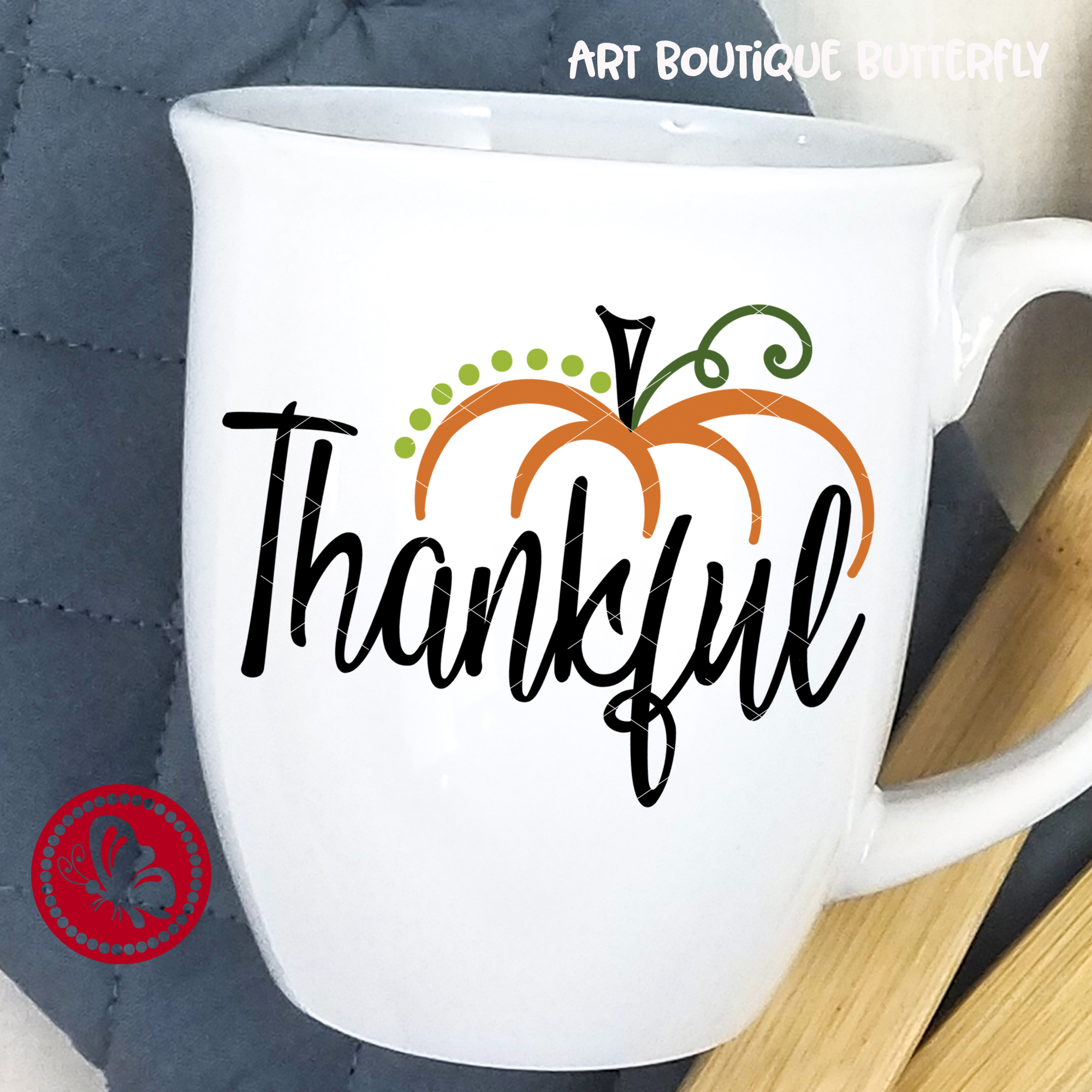 Thankful clipart vector file Thanksgiving decorations Home d | Inspire Uplift